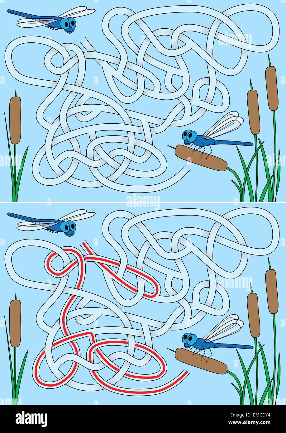 Dragonfly maze hi-res stock photography and images - Alamy