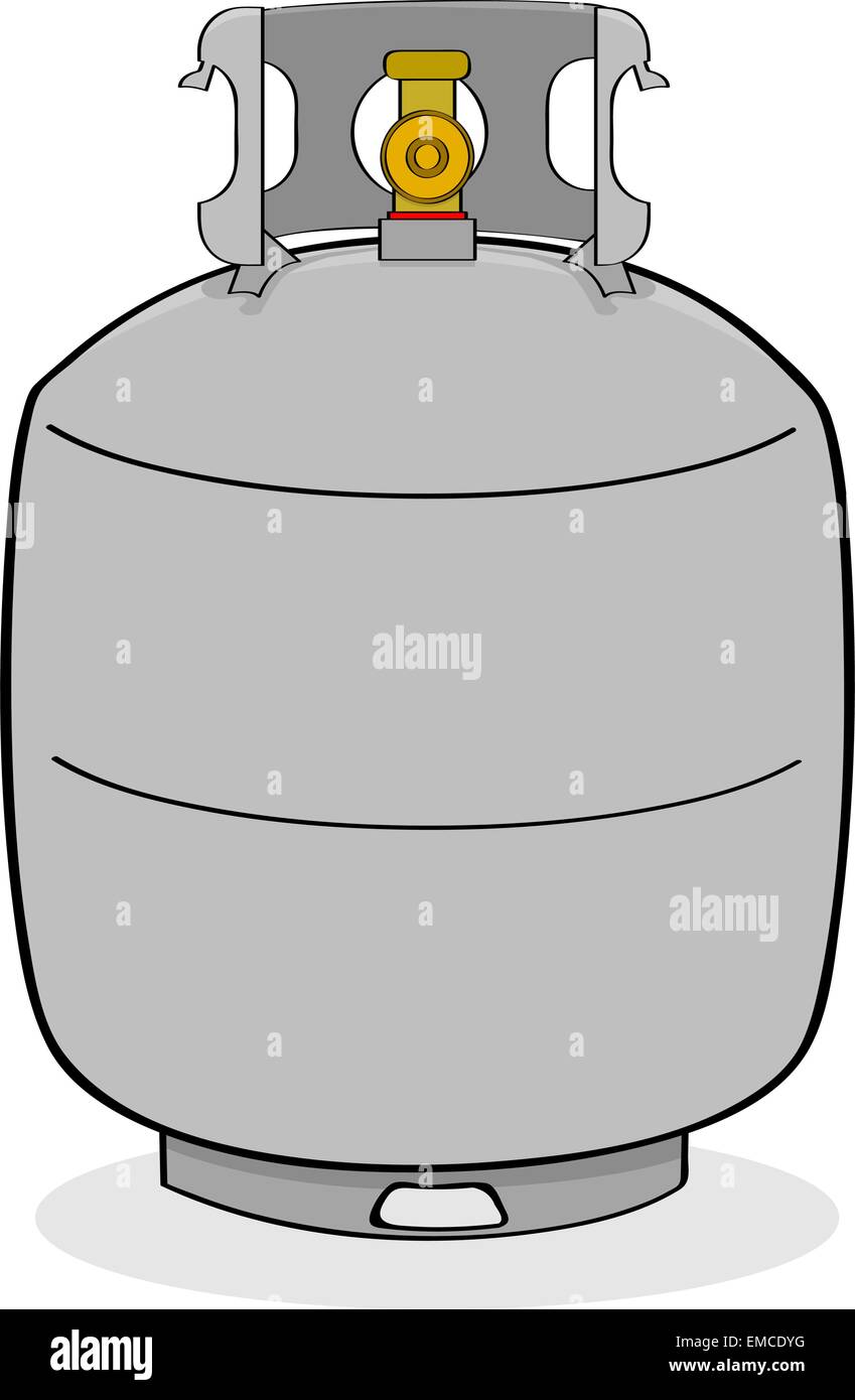 Propane tank Stock Vector Images - Alamy