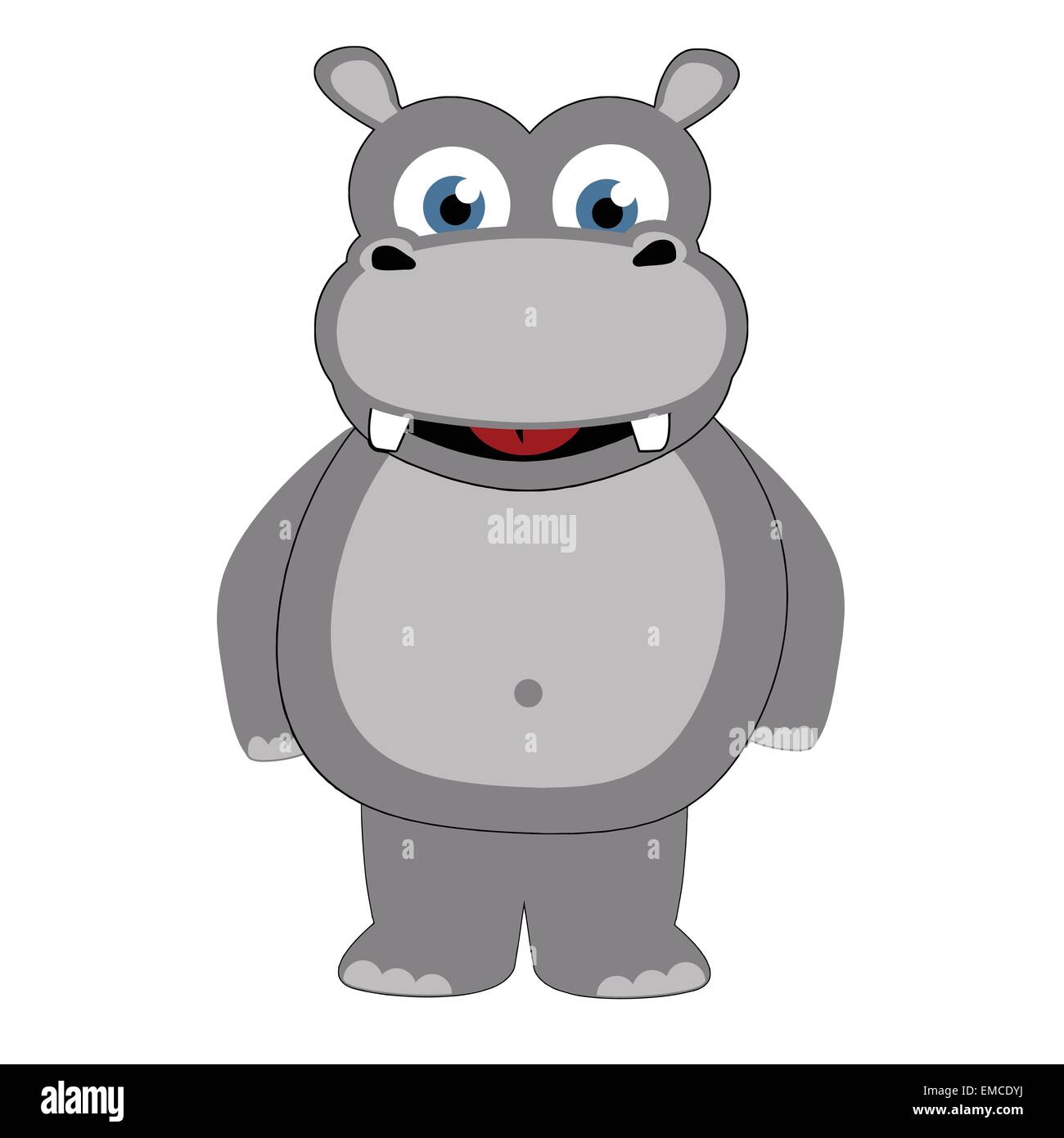 Cartoon hippopotamus hi-res stock photography and images - Alamy