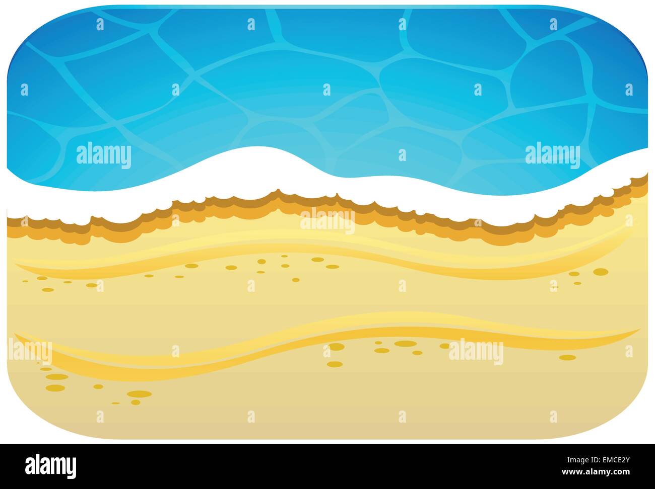 Seaside postcard cartoon hi-res stock photography and images - Alamy