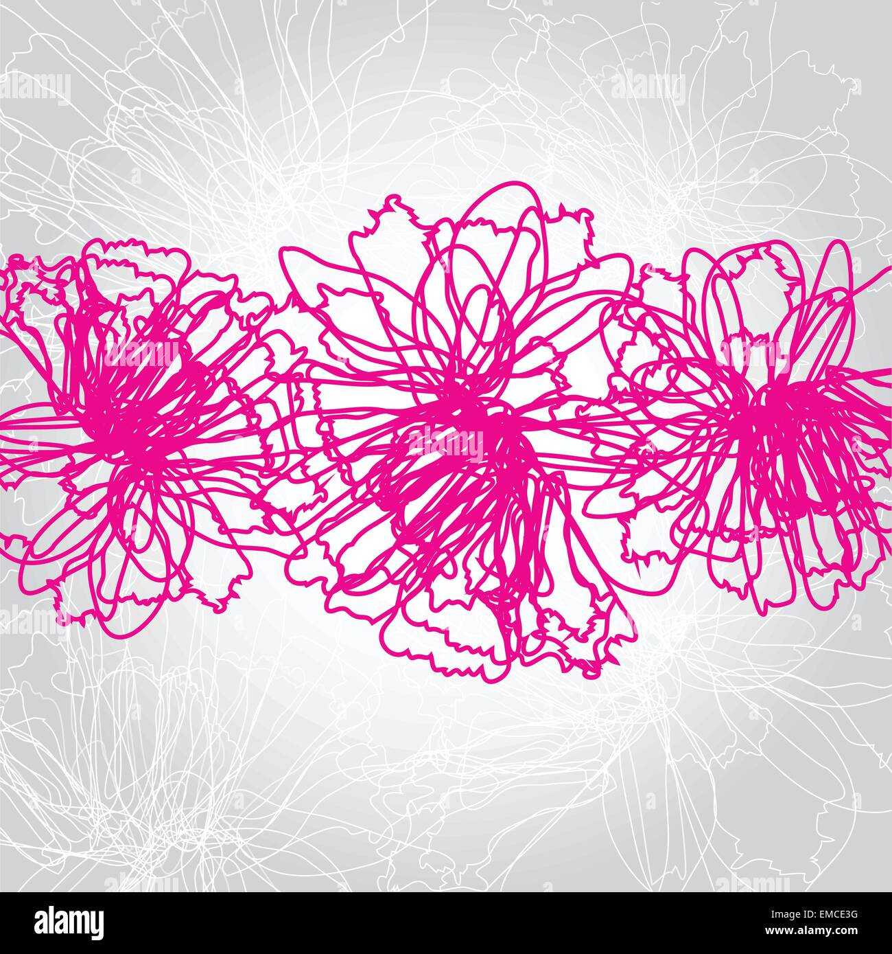 Fresh pink flowers Stock Vector Images - Alamy