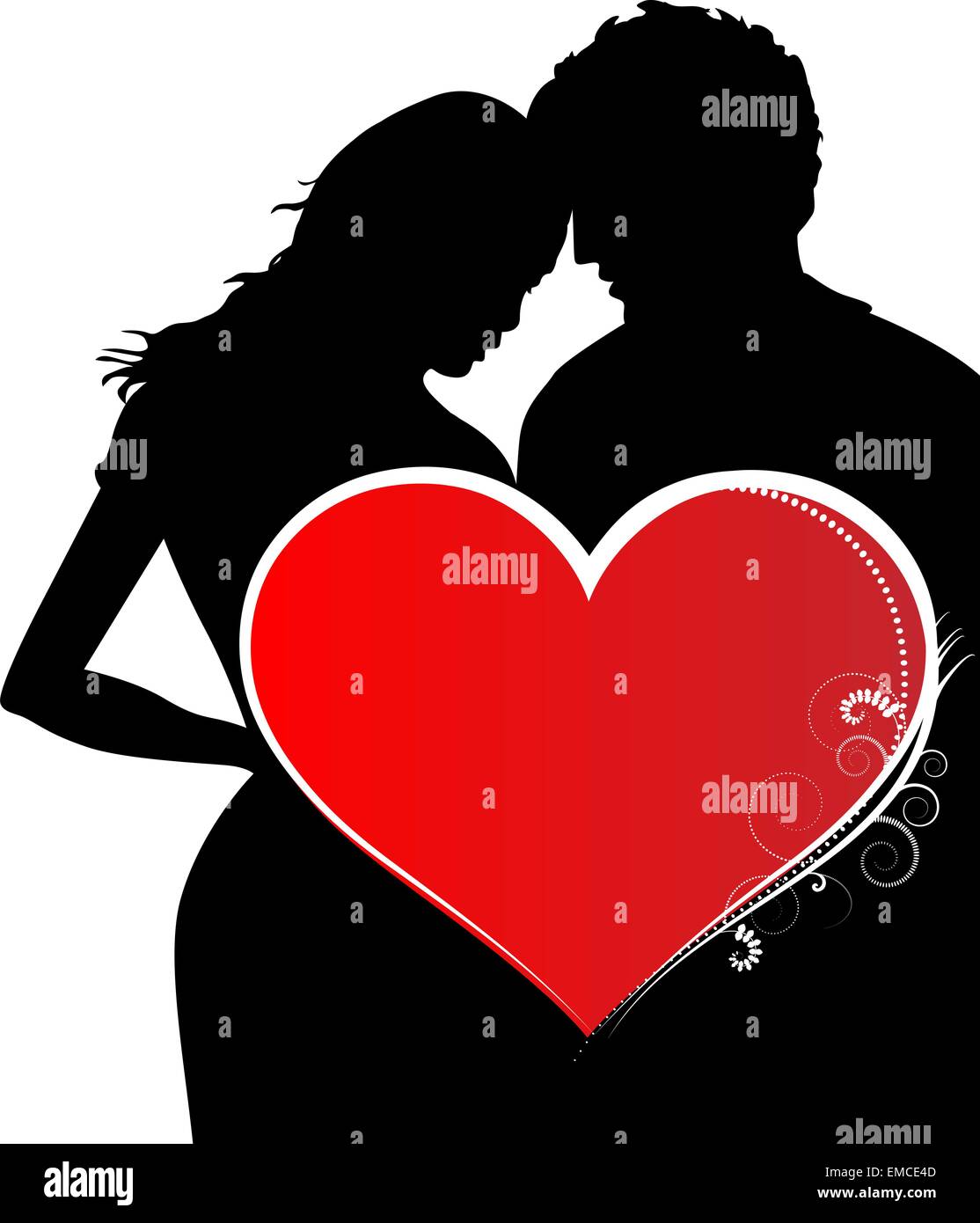 Lovers. Valentine's Day Stock Vector Image & Art - Alamy