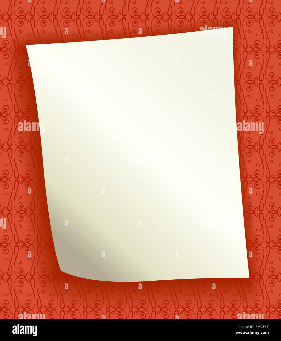 decorative background with blank page Stock Vector Image & Art - Alamy