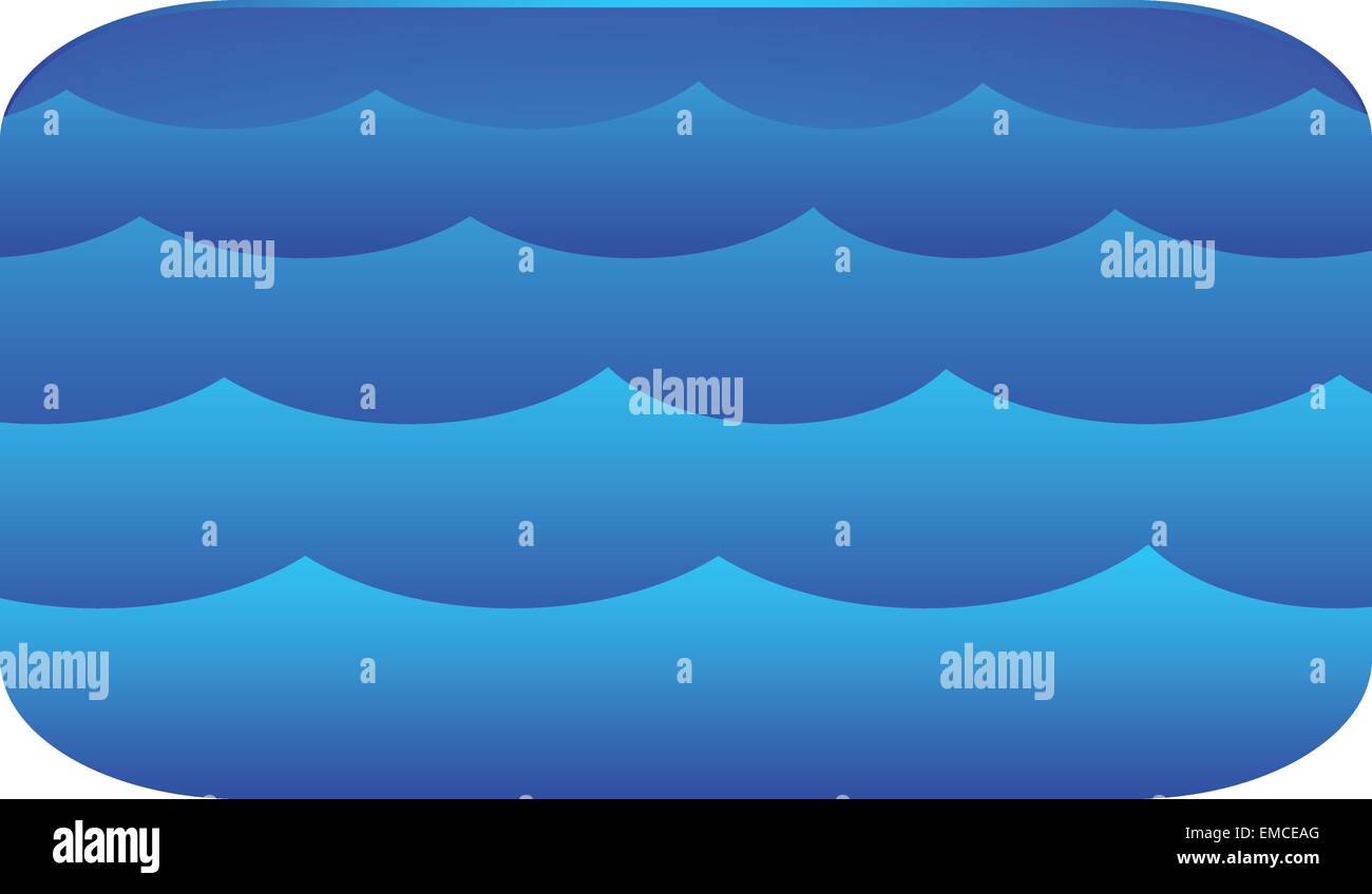 Blue water waves mountain Stock Vector Images - Alamy