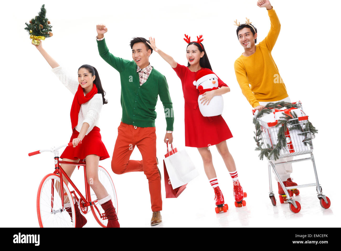 Christmas shopping hi-res stock photography and images - Alamy