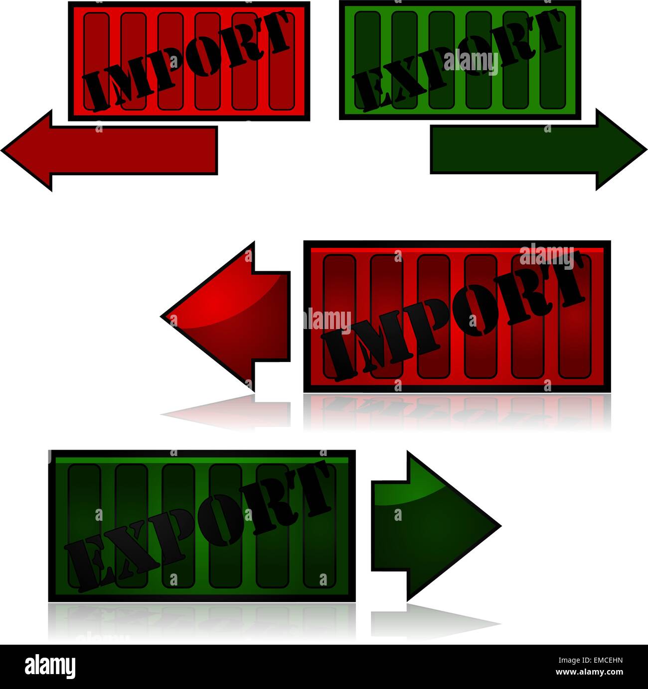 Global containers Stock Vector Images - Alamy