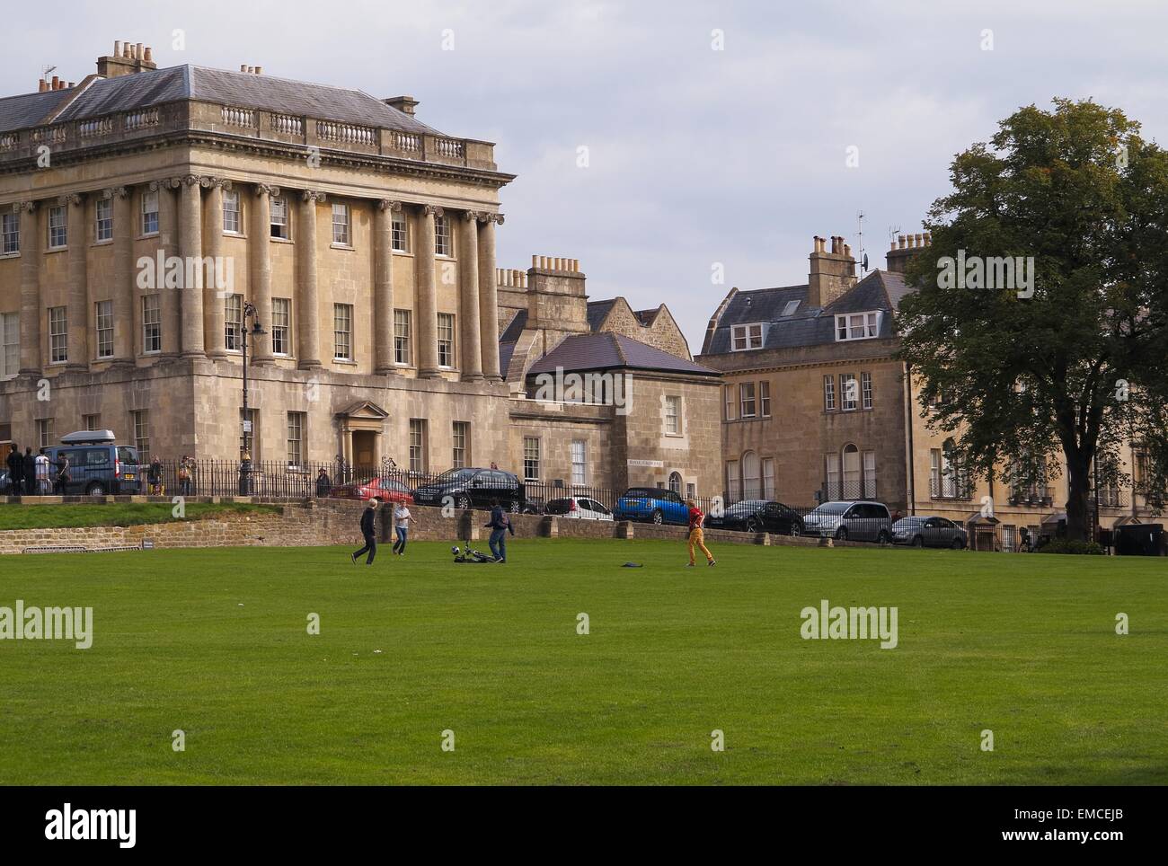 Number 1 Royal Crescent and lawn Bath England UK Stock Photo - Alamy