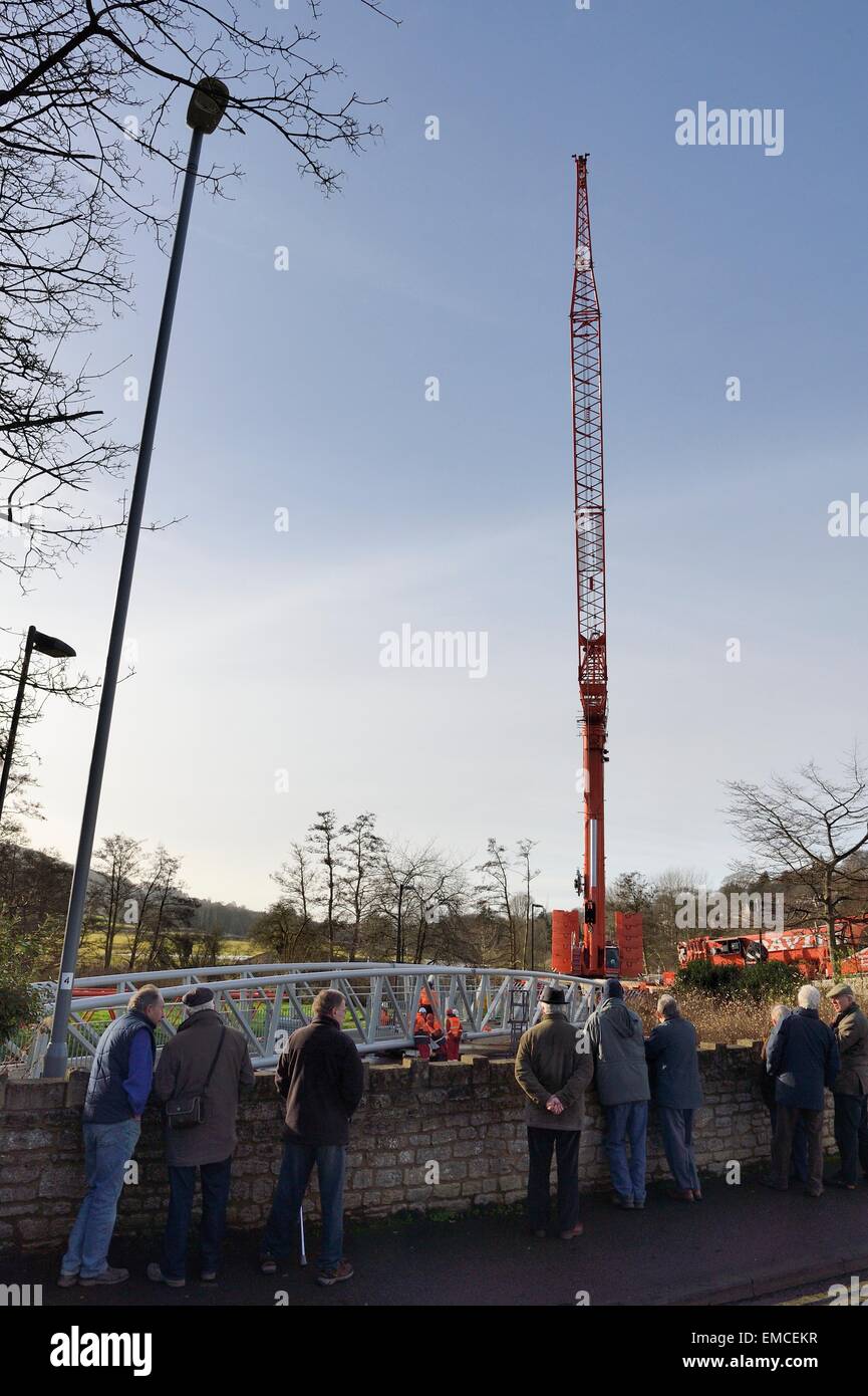 modular bridge for cycle path Batheaston Bath and Northeast Somerset ...