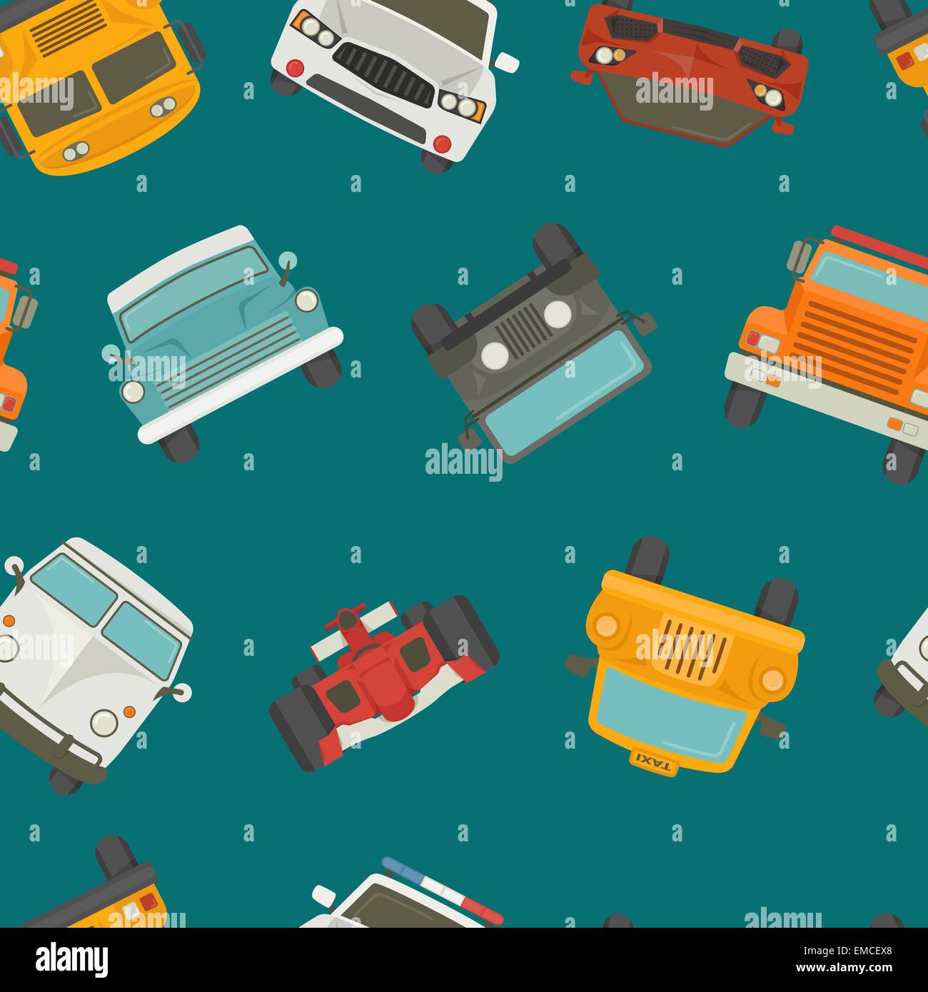 Seamless cars background and pattern Stock Vector Image & Art - Alamy