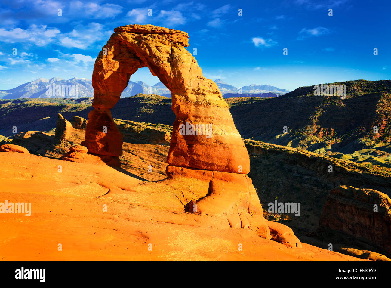 The most famous arch of utah hi-res stock photography and images - Alamy