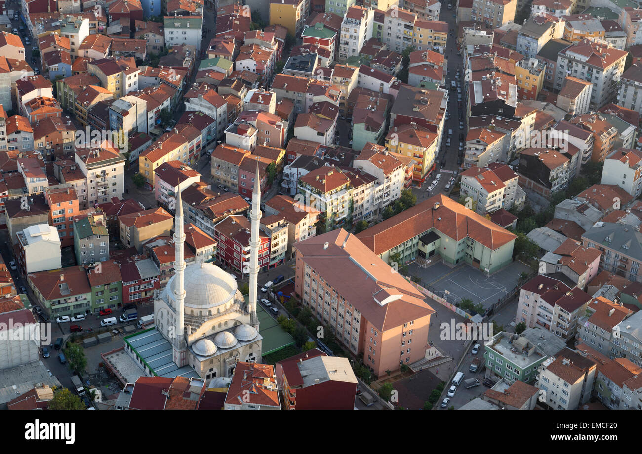 Turkey, Istanbul, view over Levent from the Sapphire of Istanbul Stock ...