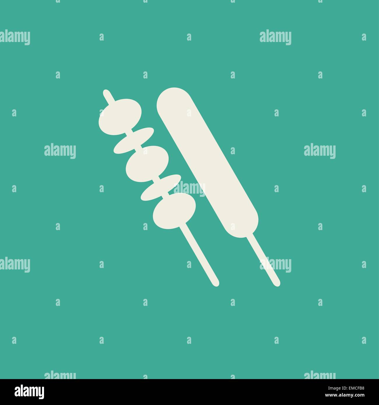 Flat stick Stock Vector Images - Alamy