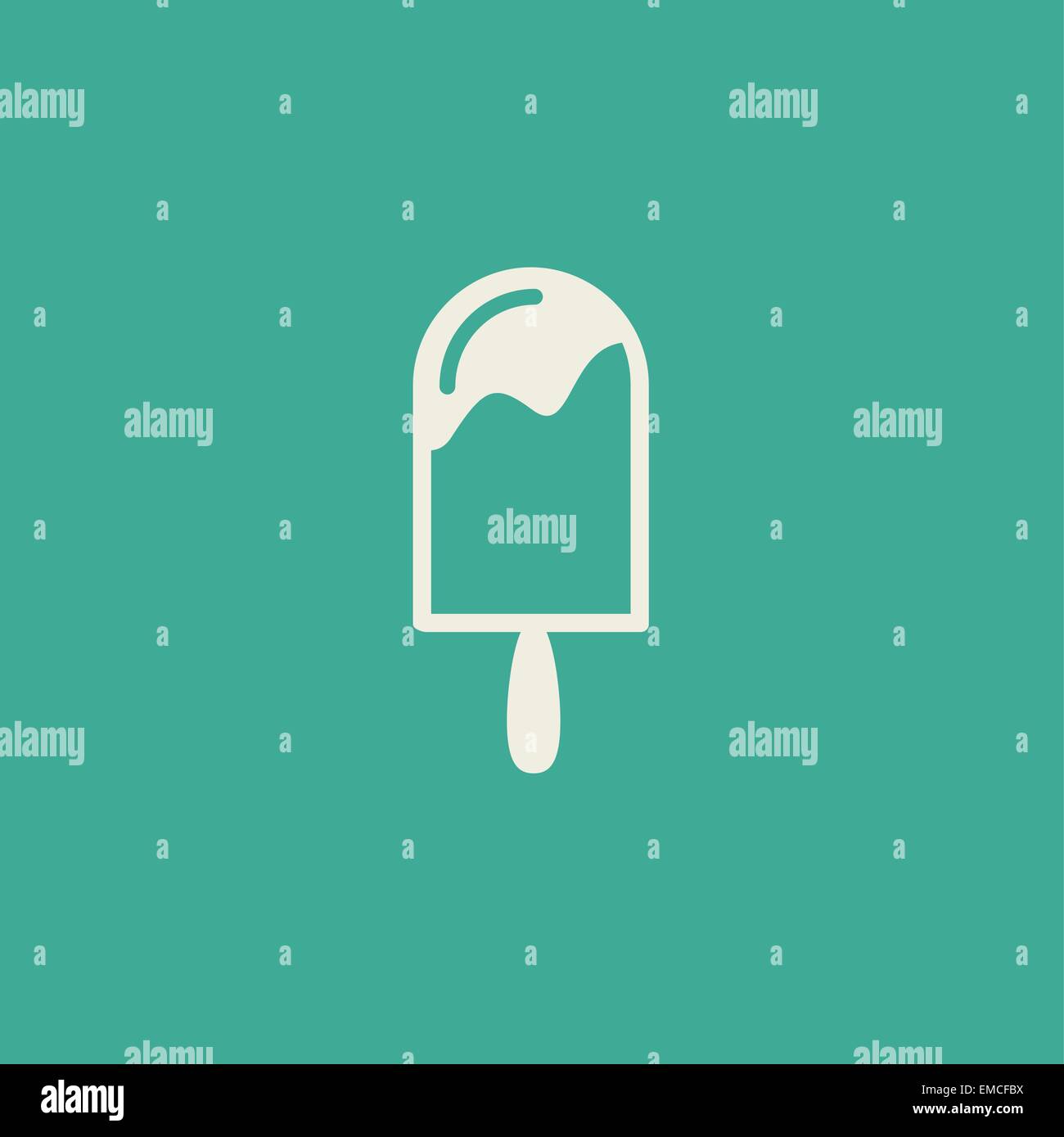 Popsicle icon simple element Stock Vector Images - Alamy