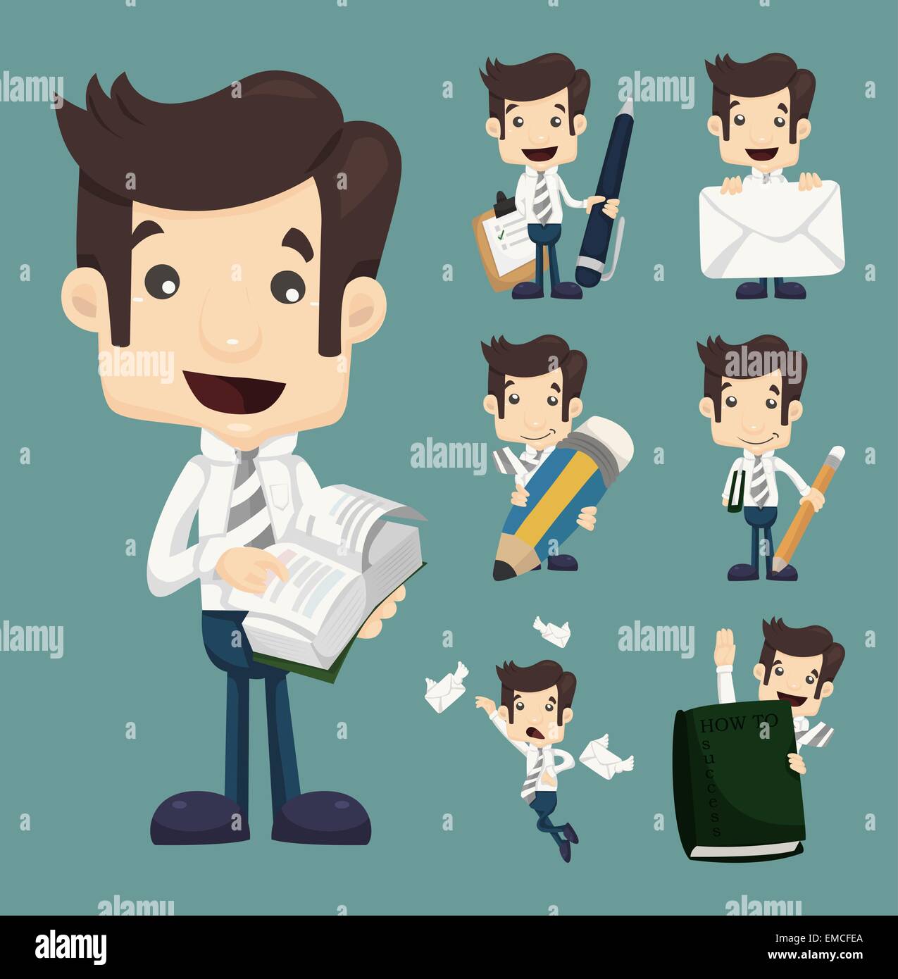 Office characters Stock Vector Images - Alamy