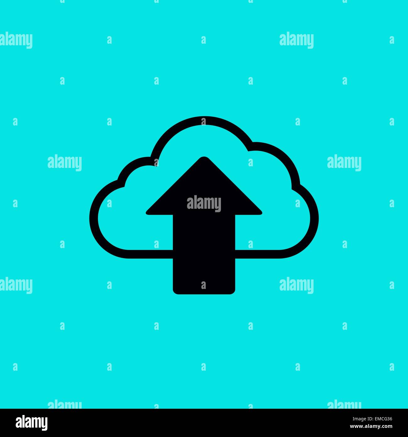 Data arrow icon flat Stock Vector Images - Alamy