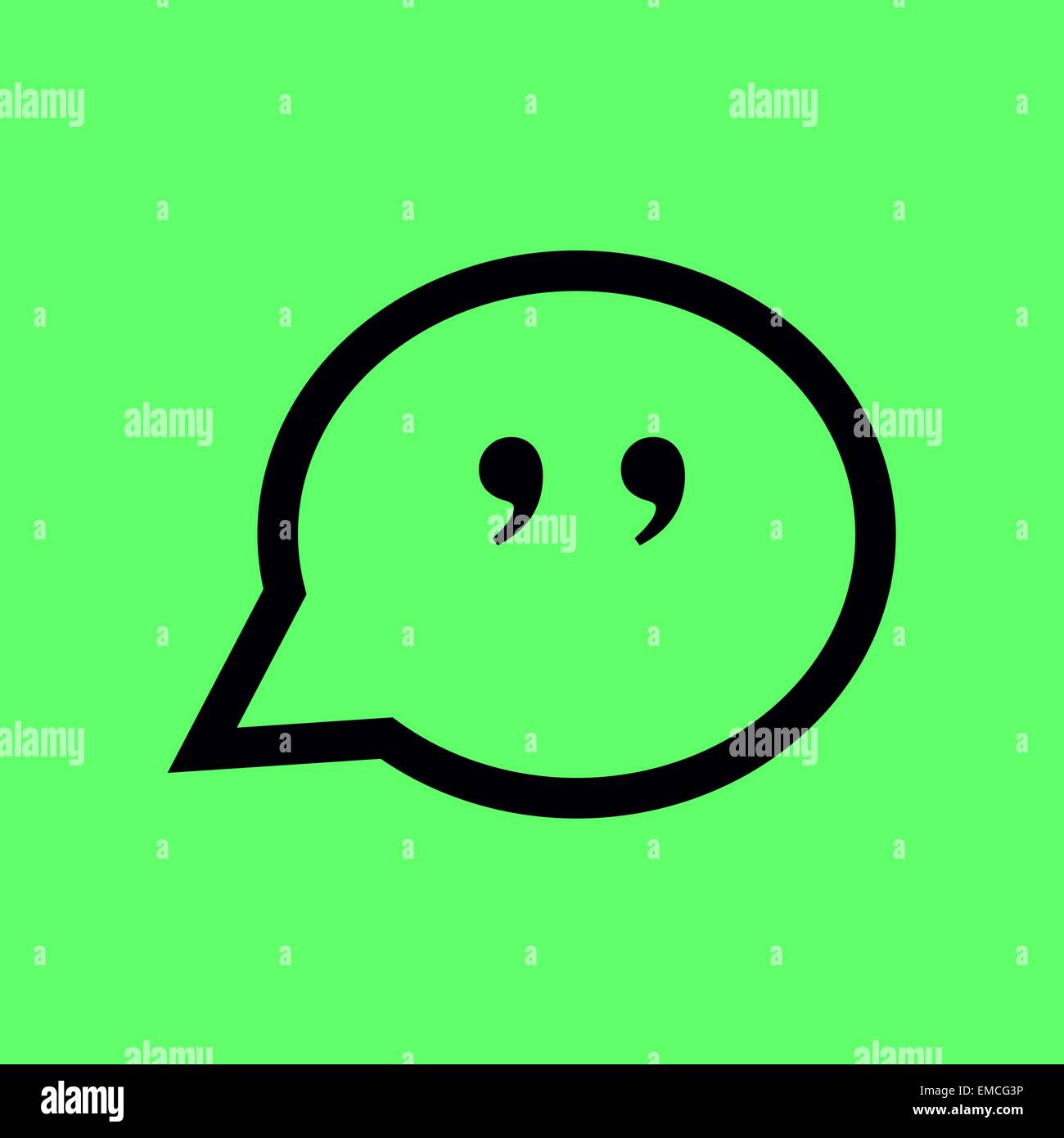 Quotation marks icon quotation marks hi-res stock photography and ...