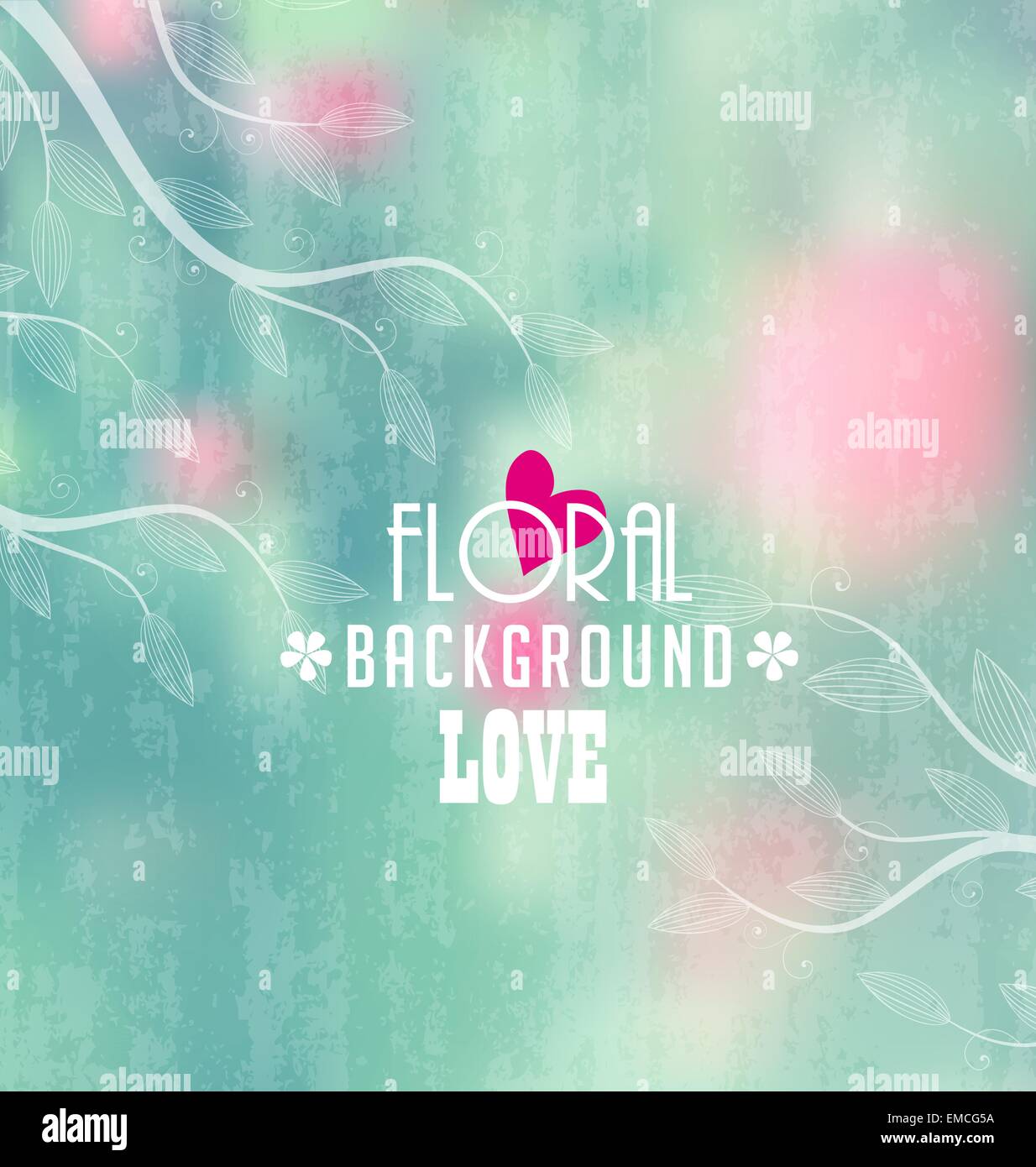 Floral beautiful scenic background Stock Vector Images - Alamy