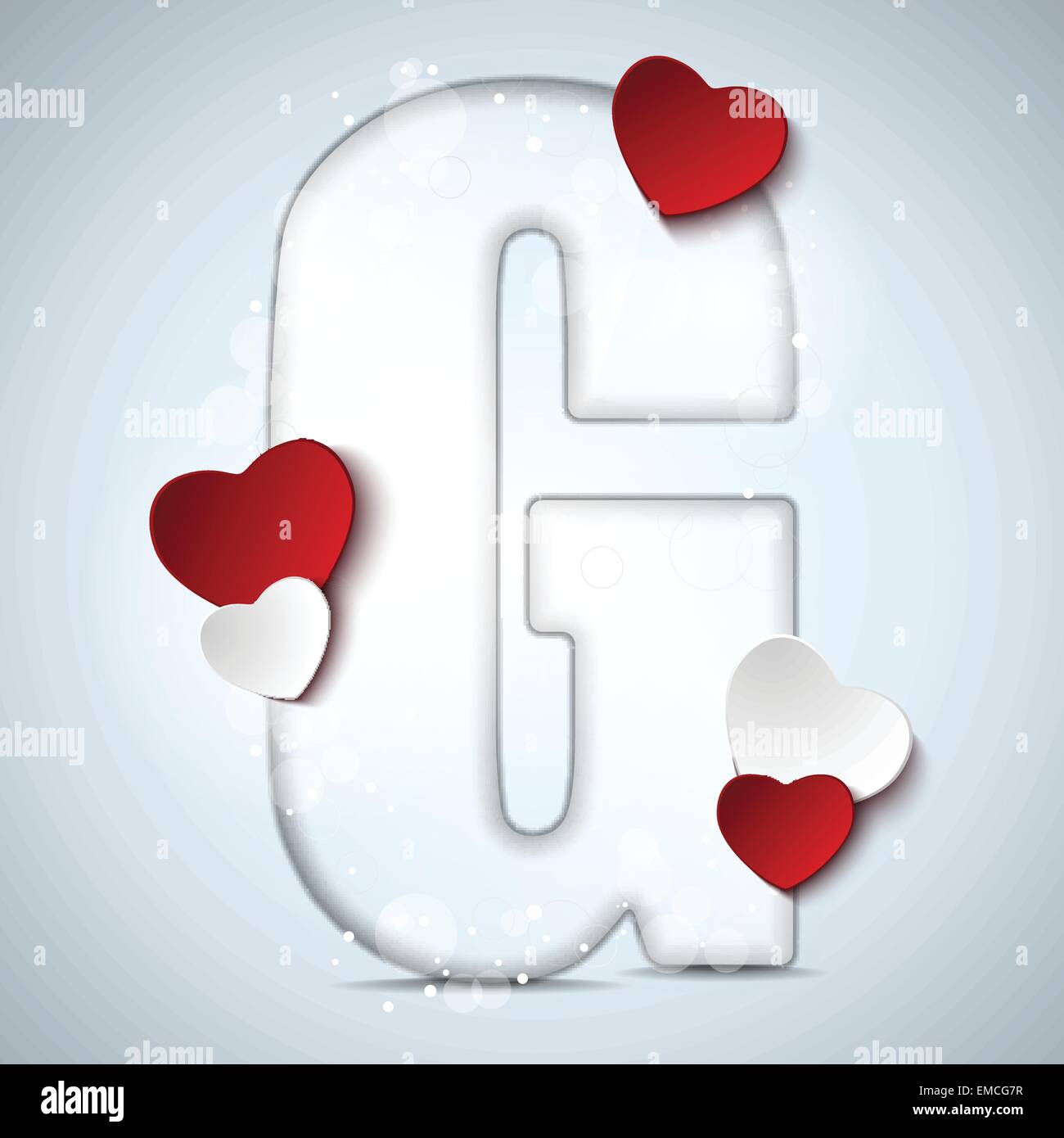 G heart vector Stock Vector Images - Alamy