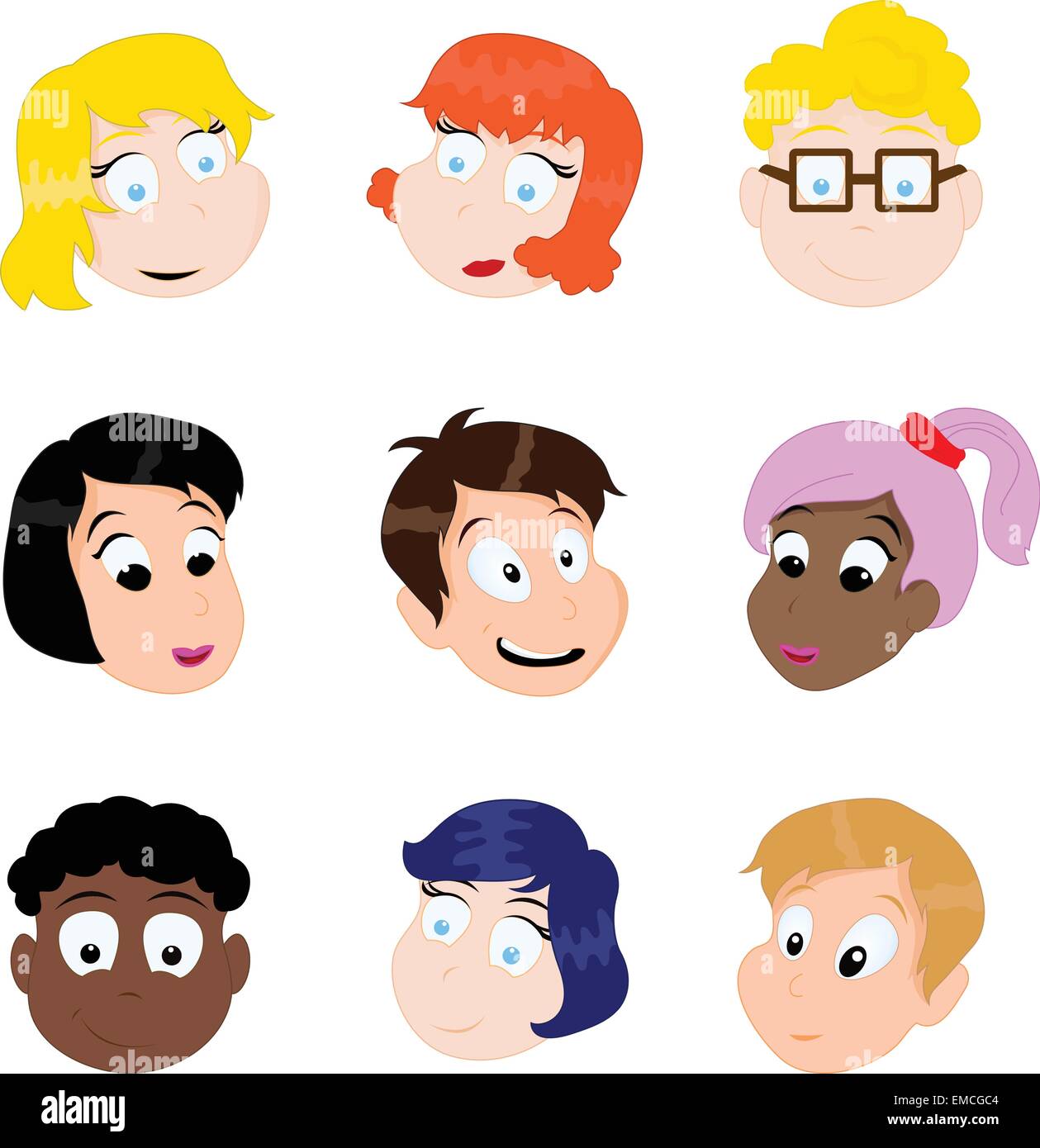 Face graphic Stock Vector Images - Alamy