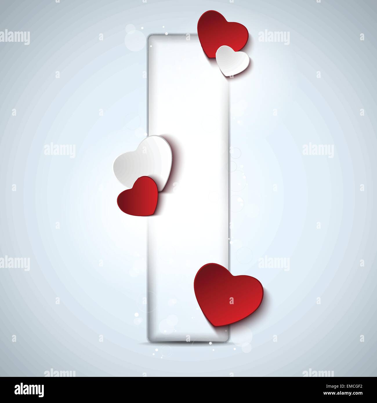 Alphabet Letters With Red Heart Valentine Day Stock Vector Image & Art ...