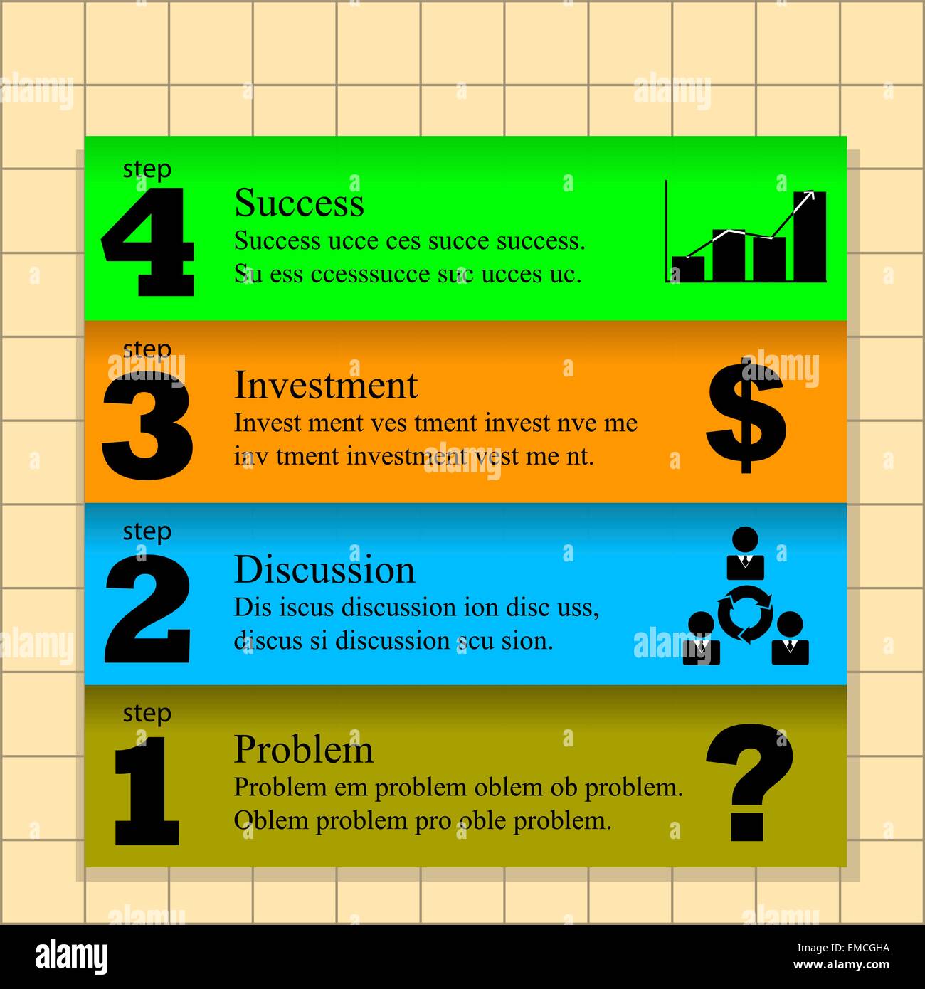 Steps to success hi-res stock photography and images - Alamy