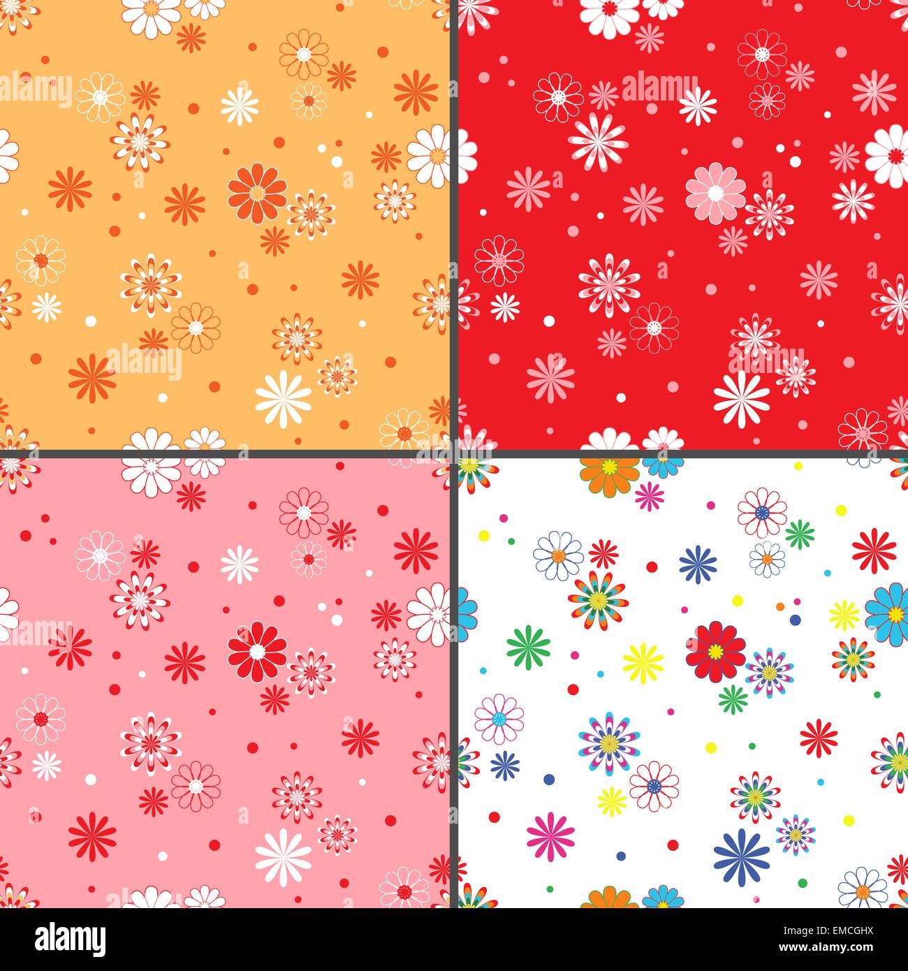 Seamless vector patterns Stock Vector Images - Alamy