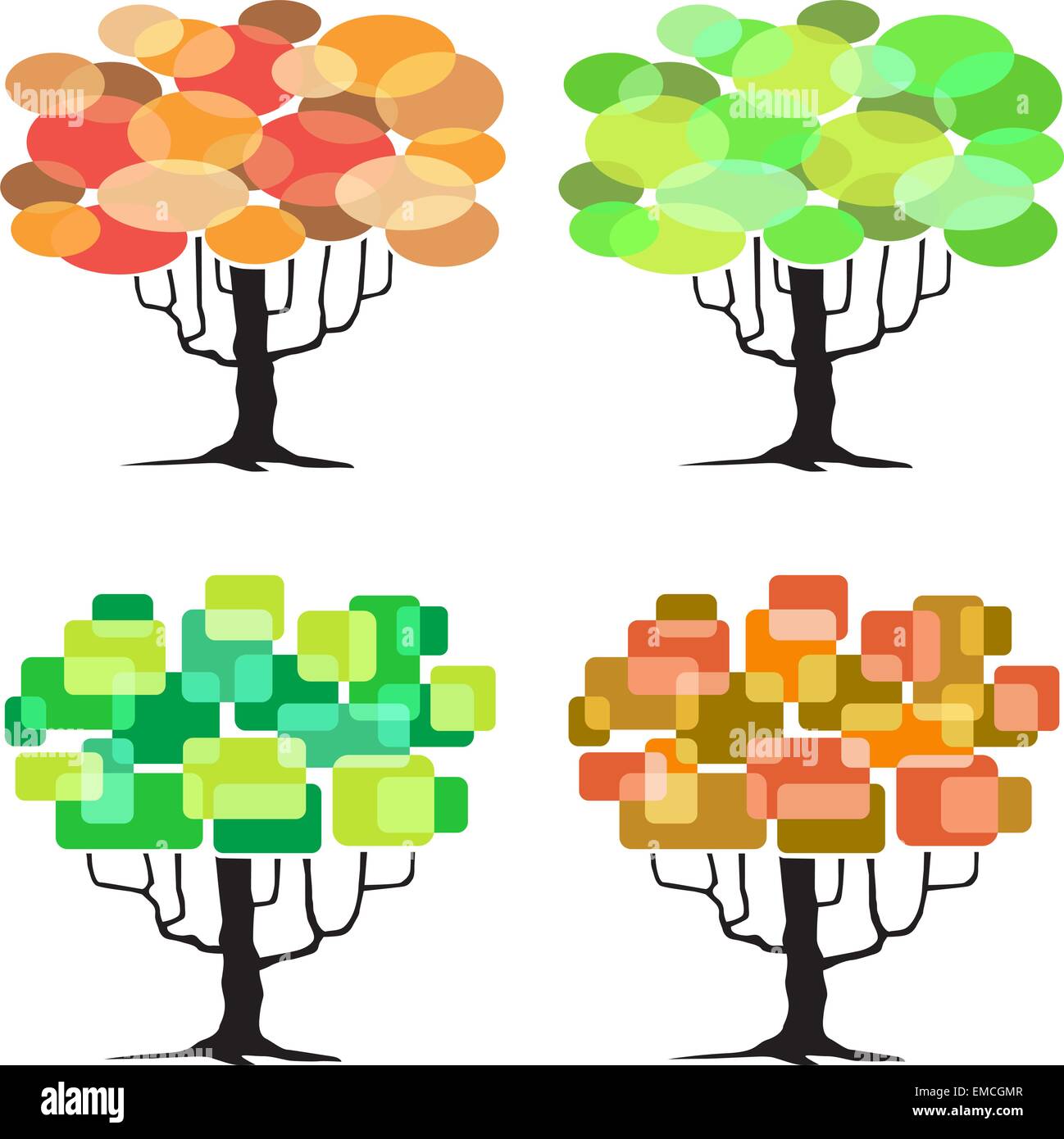 Tree background graphic hi-res stock photography and images - Alamy