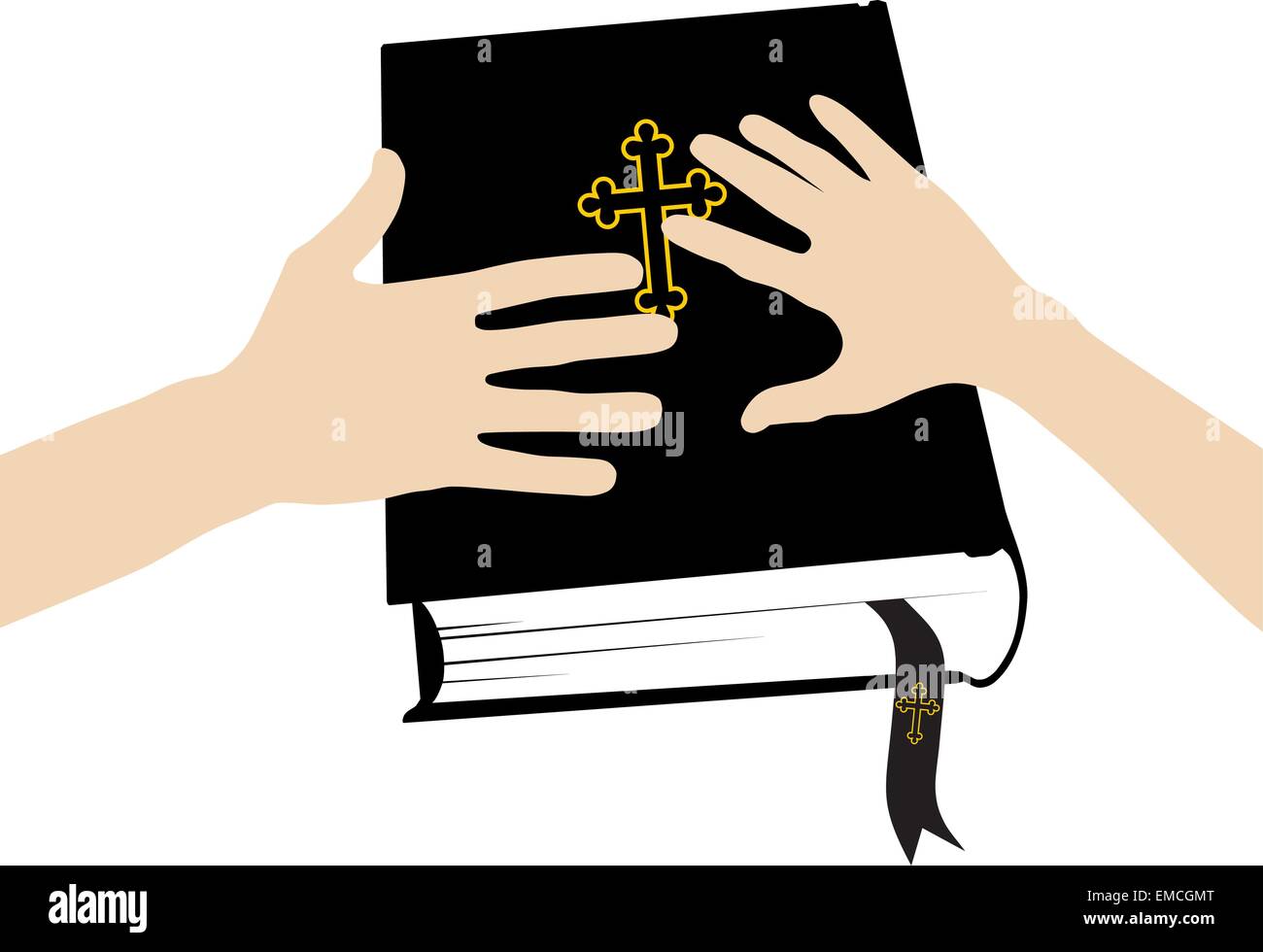 Holy bible Stock Vector Images - Alamy