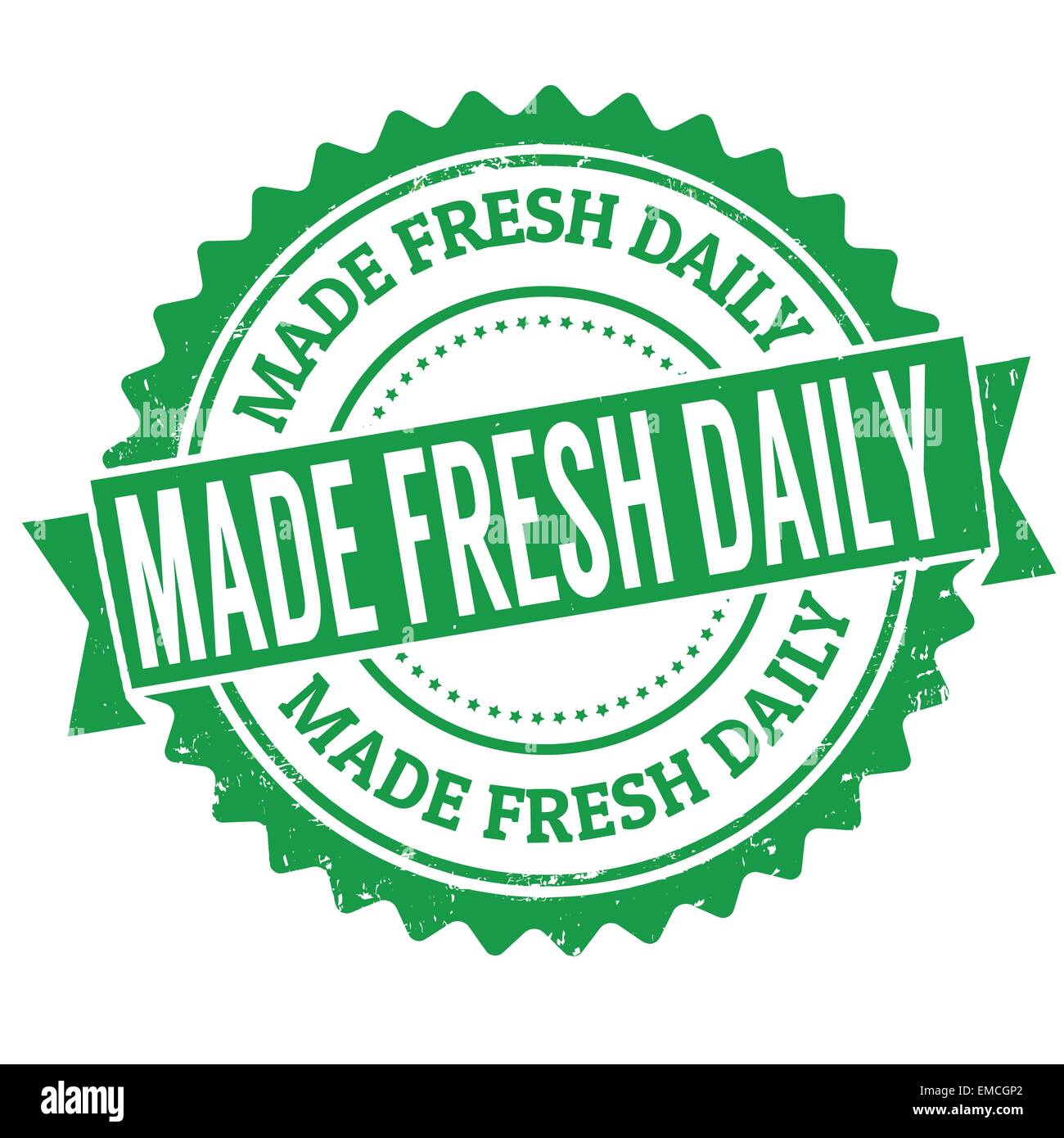 Made fresh daily stamp Stock Vector Image & Art - Alamy