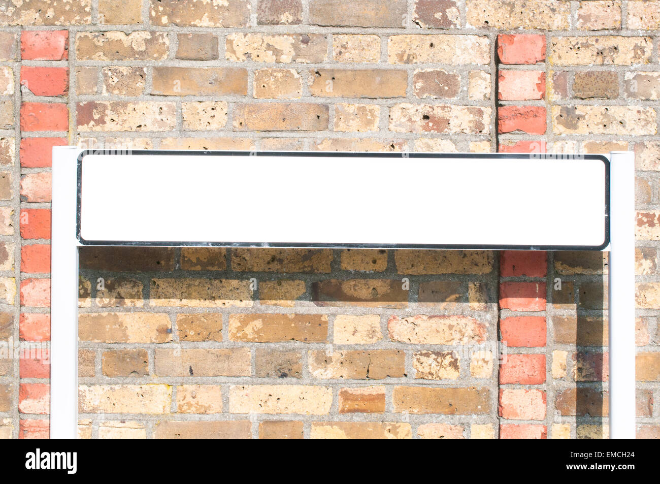 Blank road sign entrance hi-res stock photography and images - Alamy