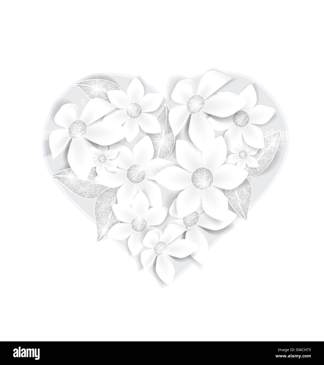 Heart decorated Stock Vector Images - Alamy