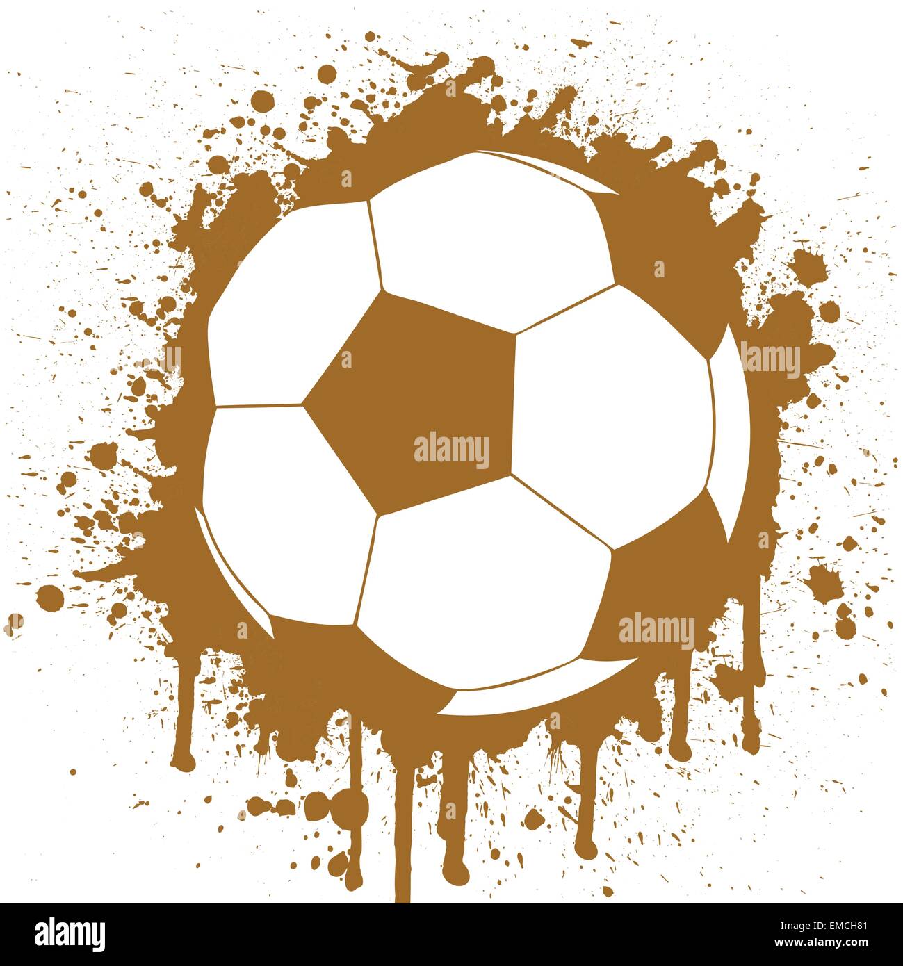 Mud soccer Stock Vector Images - Alamy