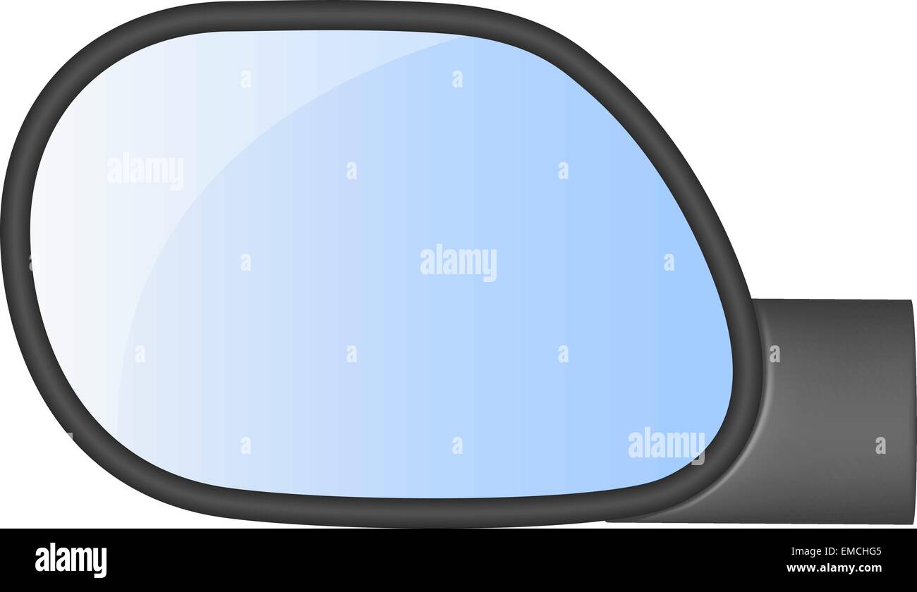 Car mirror reflection Stock Vector Images - Alamy