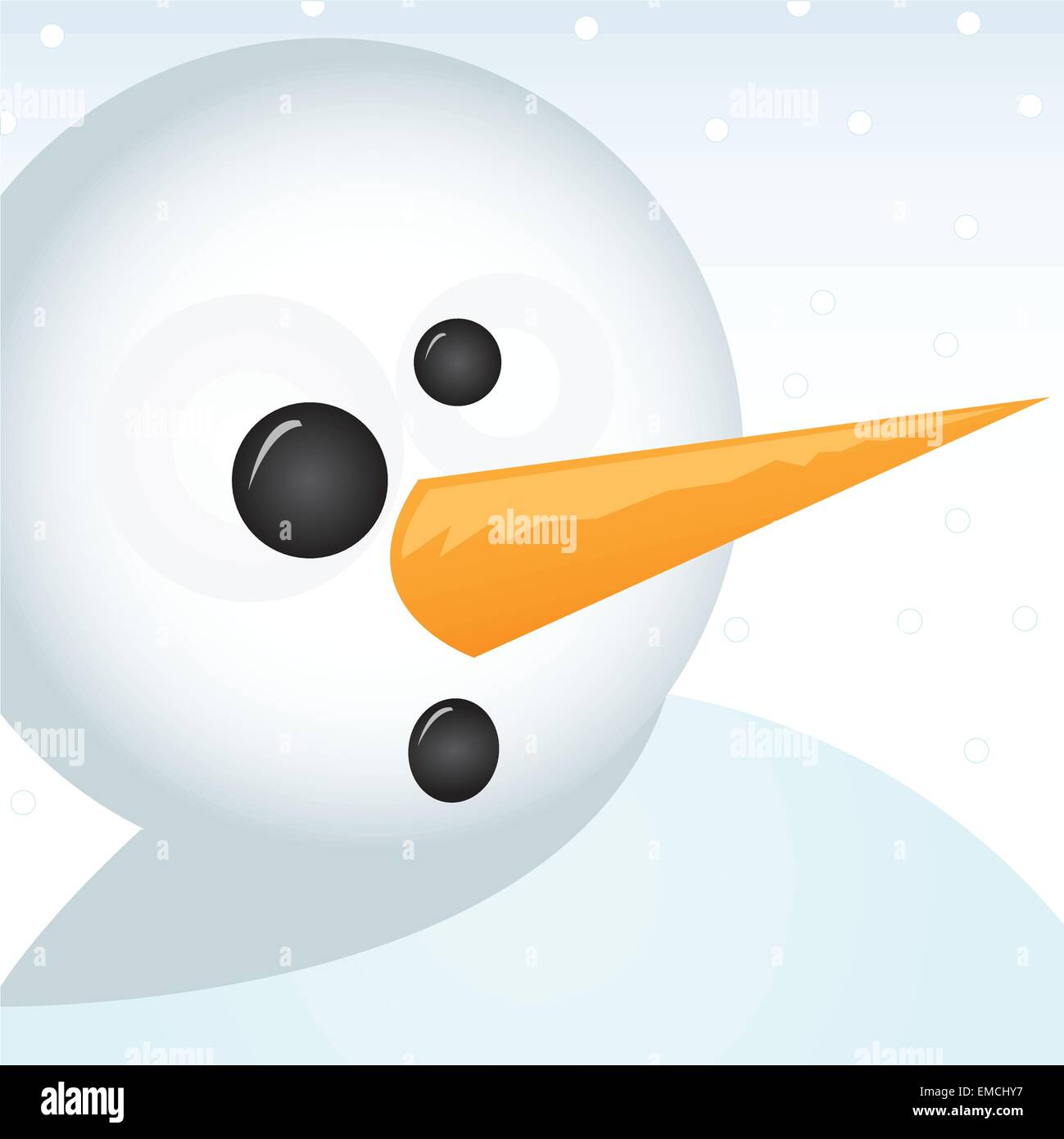 Cute snowman snow ball Stock Vector Images - Alamy