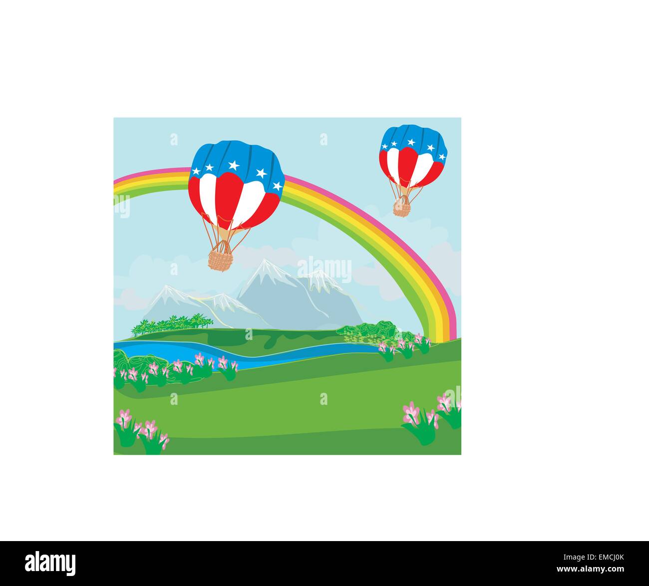 Trees usa national forest Stock Vector Images - Alamy