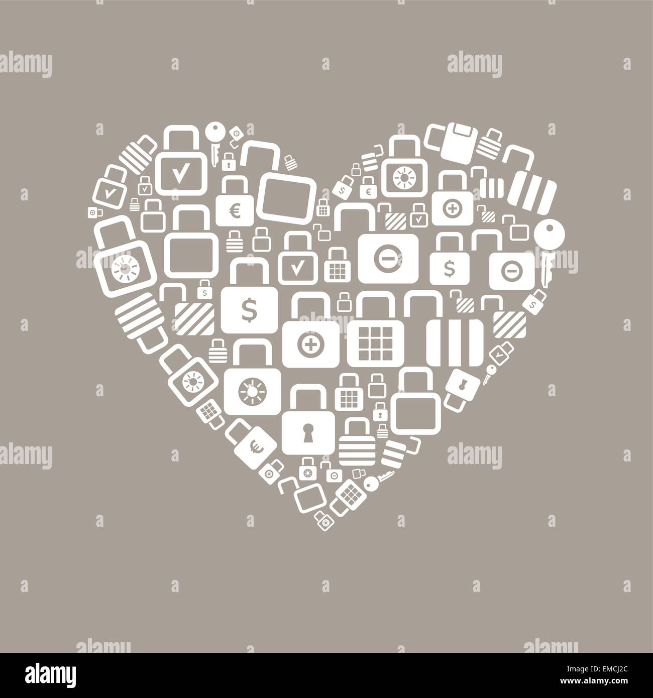 Locks and handle Stock Vector Images - Alamy