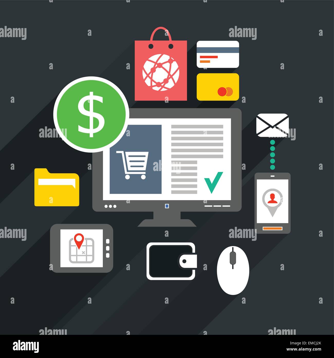 Person purchase Stock Vector Images - Alamy