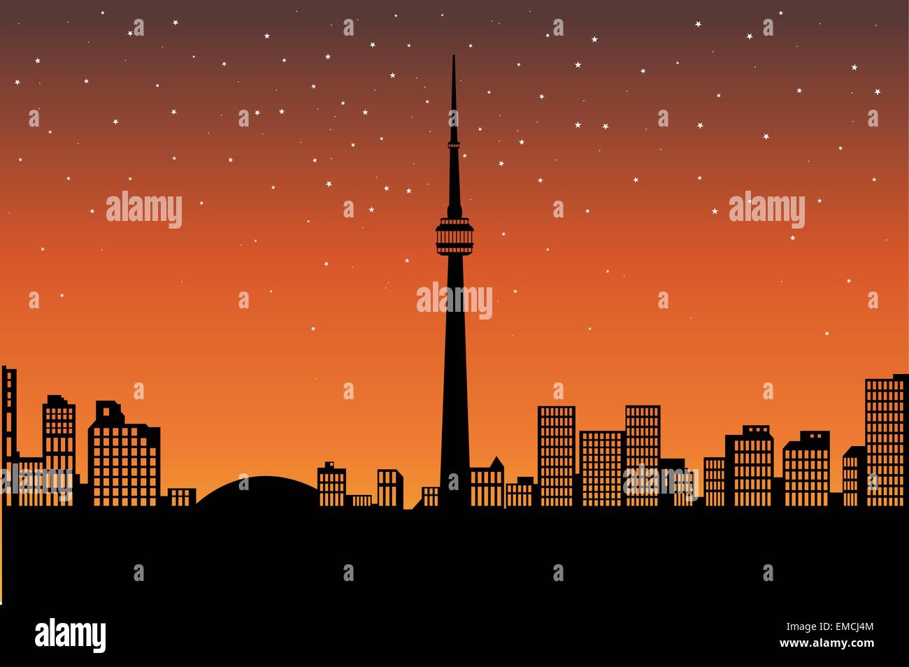 Toronto tower Stock Vector Images - Alamy