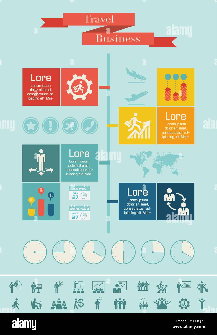 Business Infographic Template Stock Vector Image & Art - Alamy