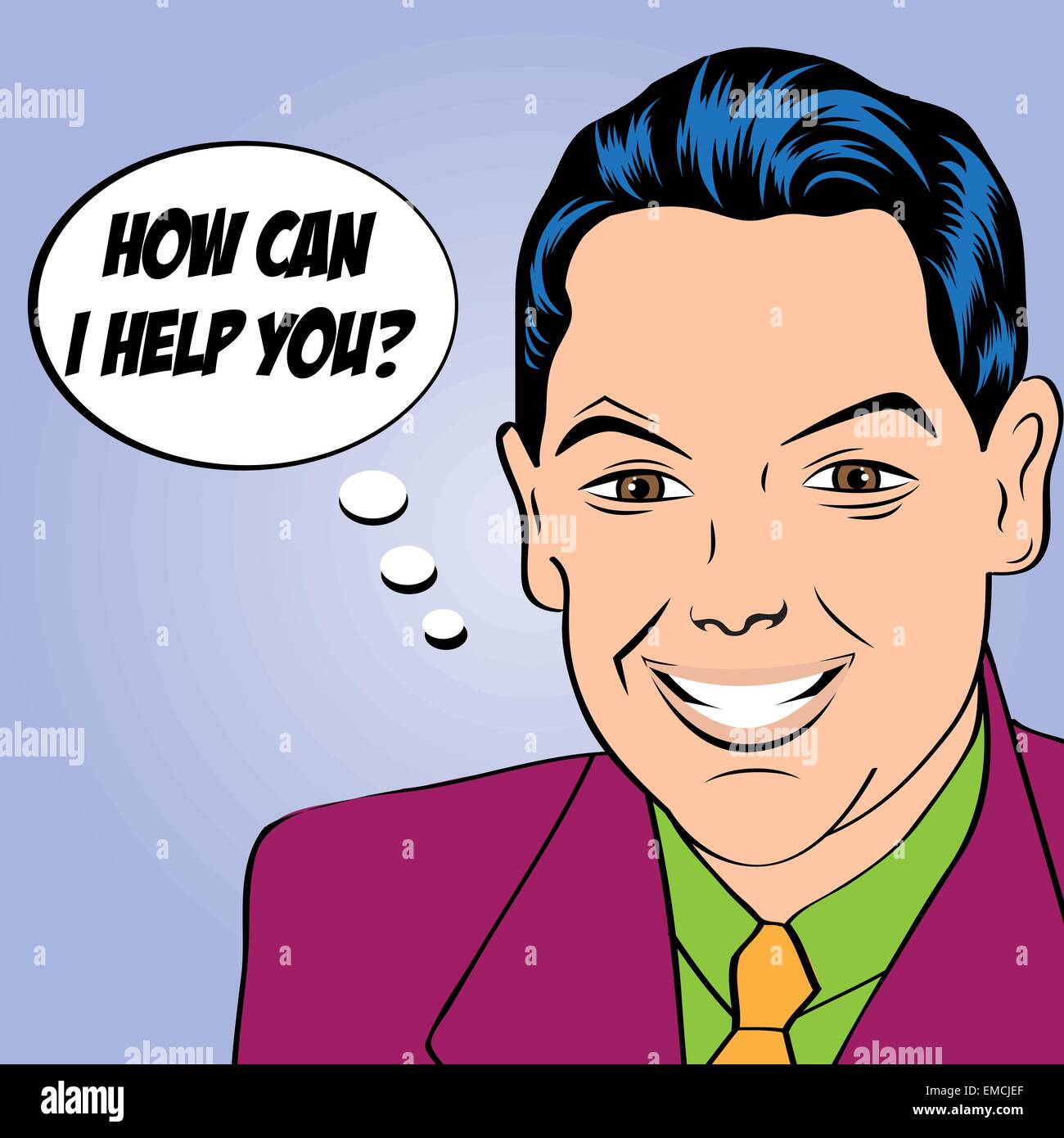 Smiling attractive stylish caucasian Stock Vector Images - Alamy