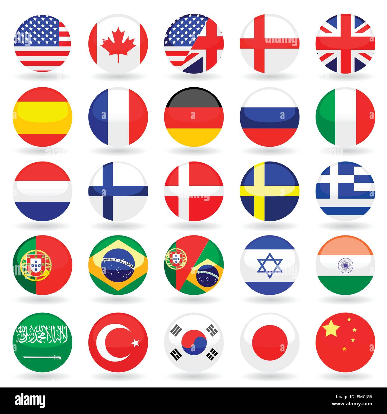 Web Language Icon Set Stock Vector Image & Art - Alamy