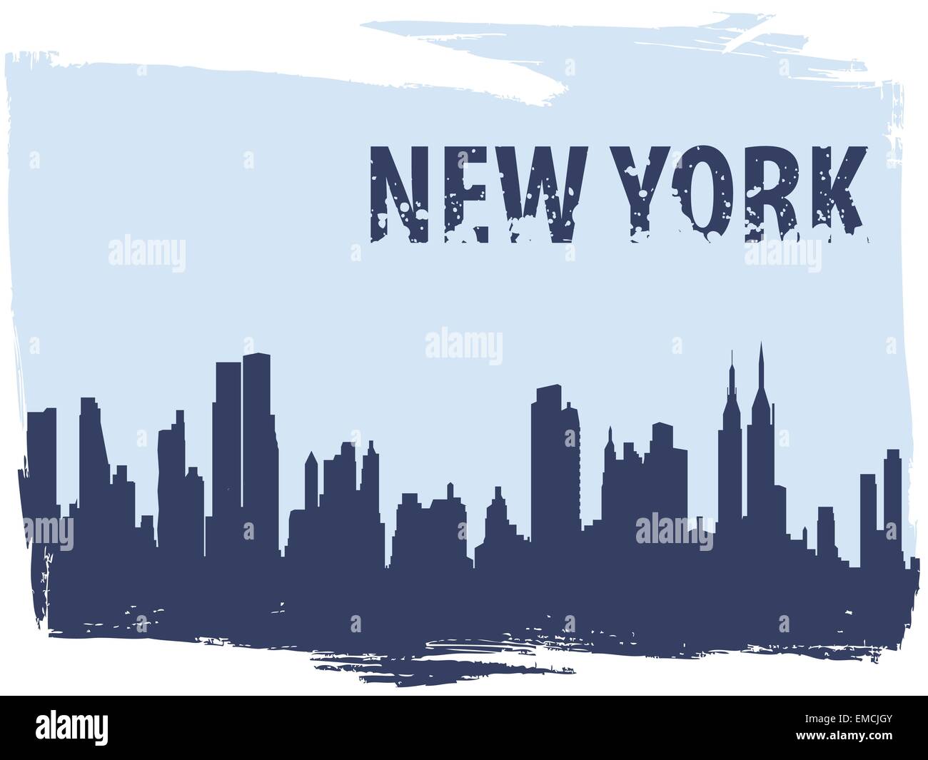 New york city building perspective Stock Vector Images - Alamy