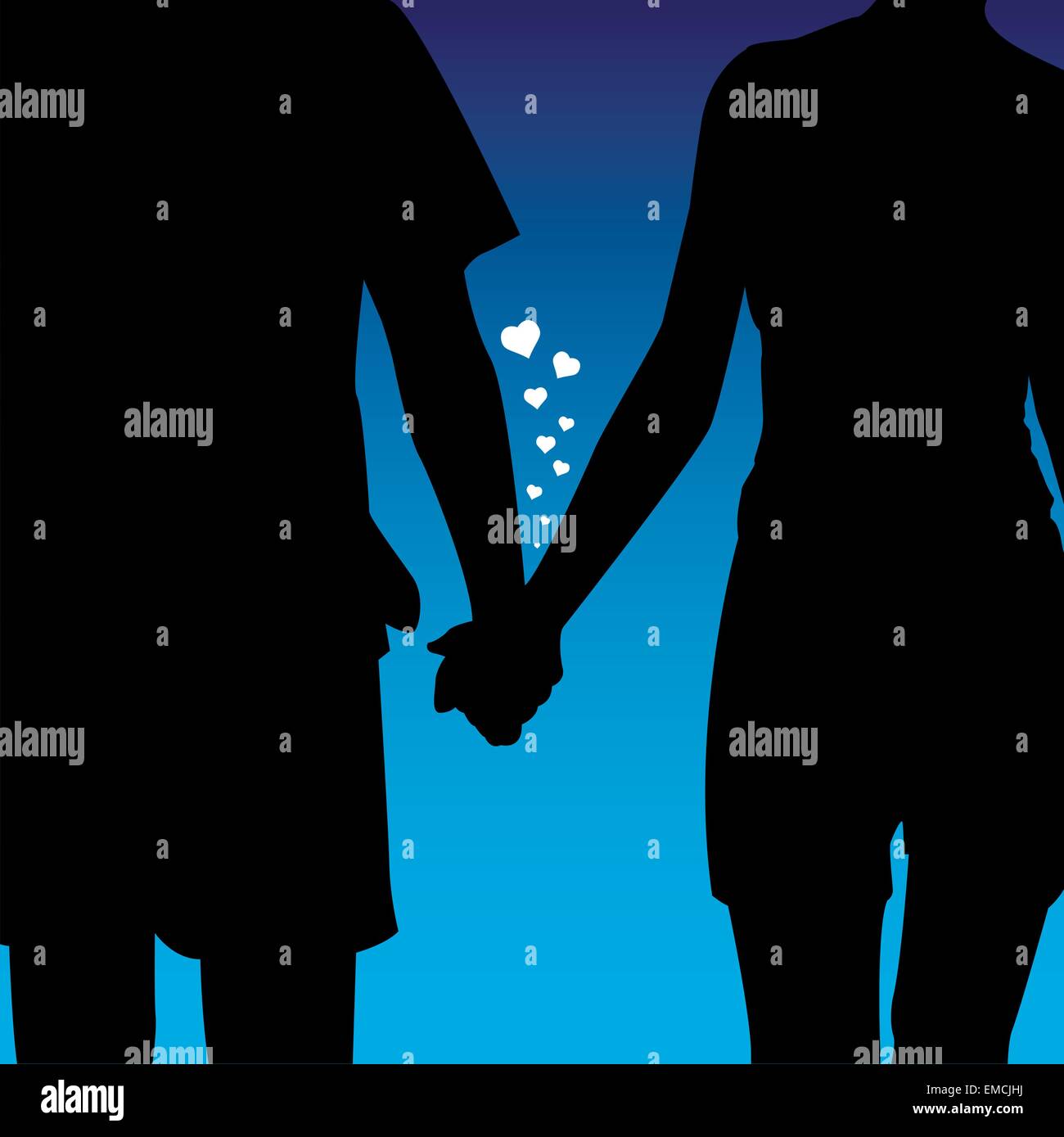 Black couple kiss Stock Vector Images - Alamy