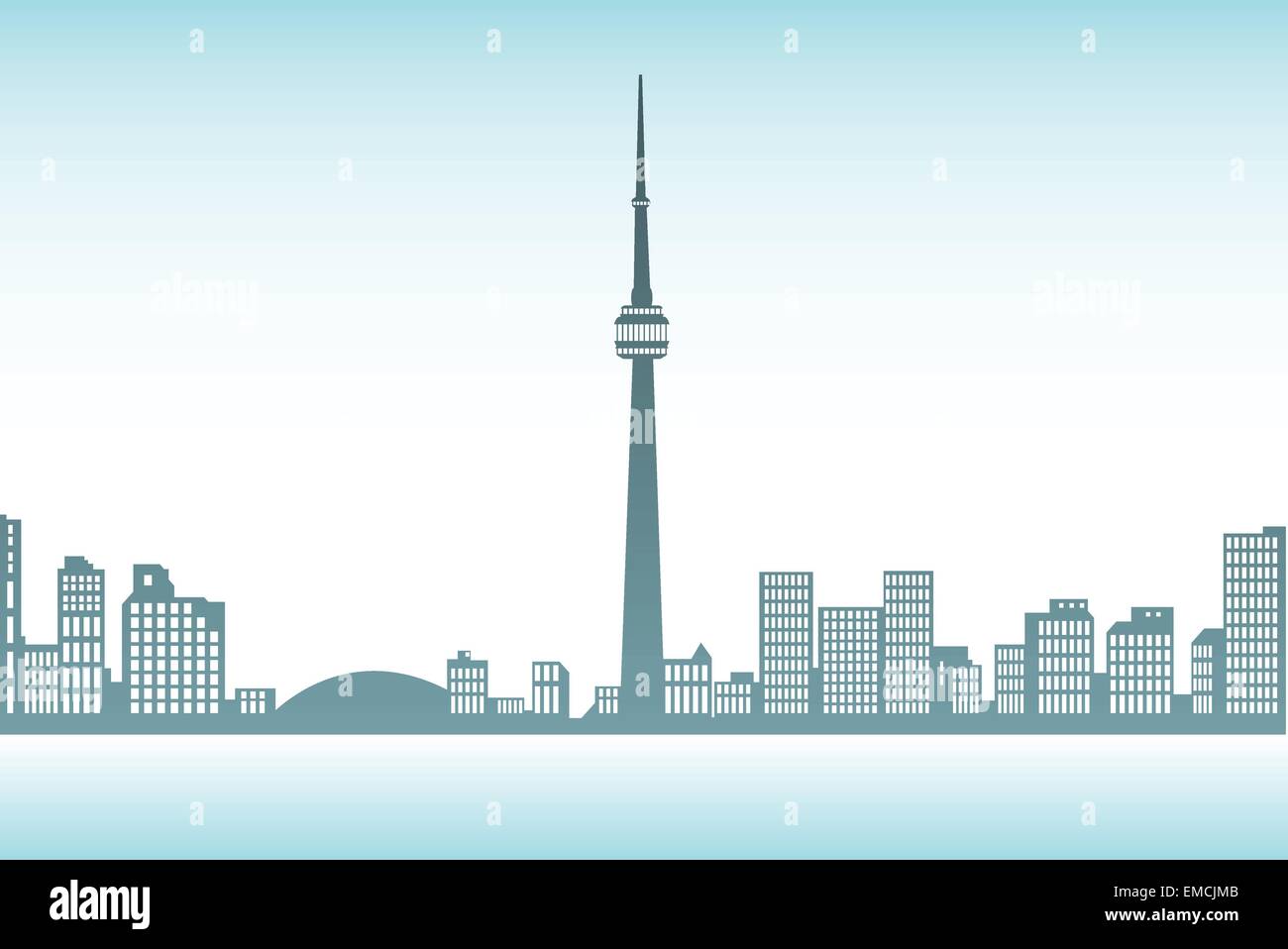 Toronto landscape Stock Vector Images - Alamy