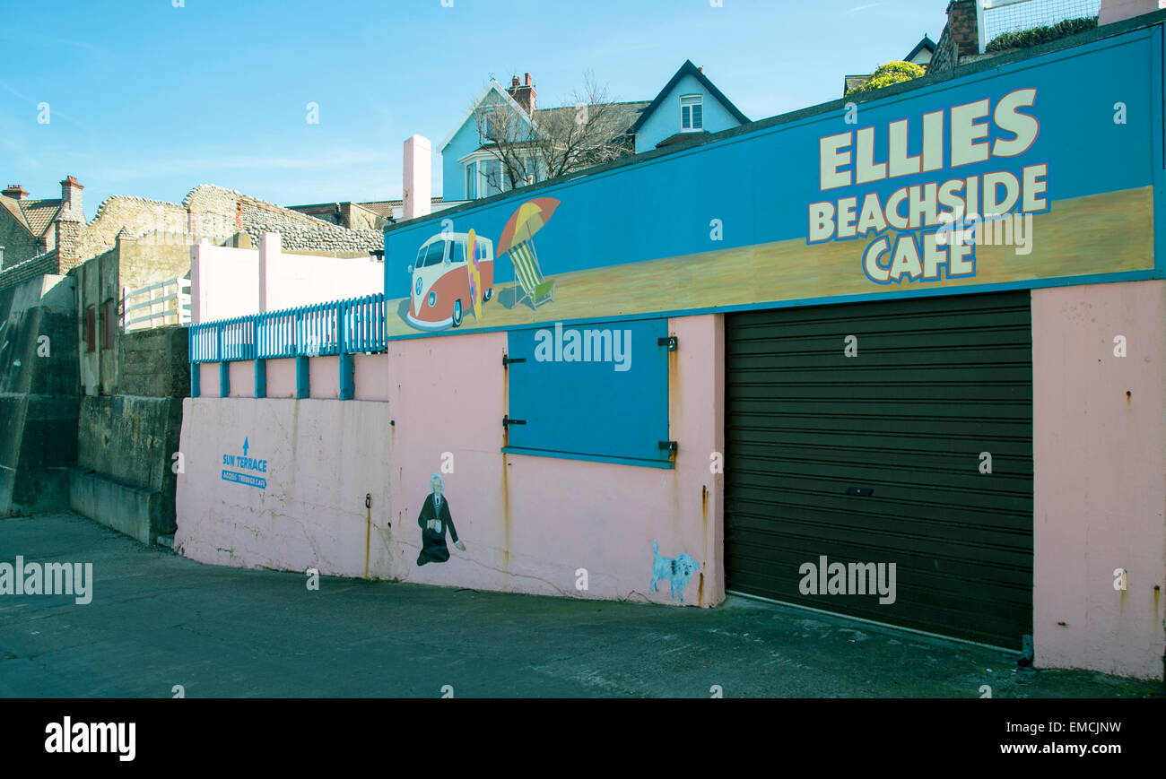ellies beachside cafe Stock Photo - Alamy