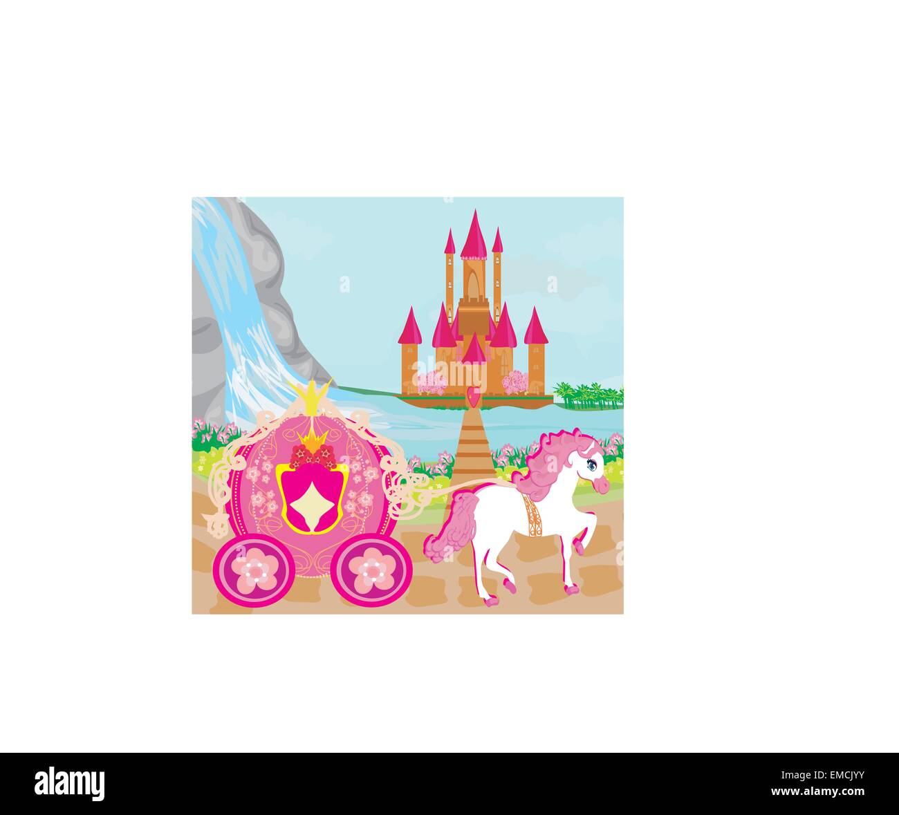 Horse by river Cut Out Stock Images & Pictures - Alamy