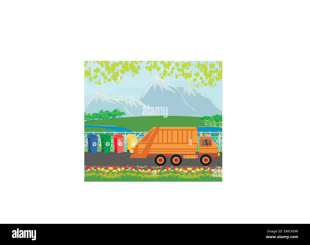 Segregation garbage truck hi-res stock photography and images - Alamy