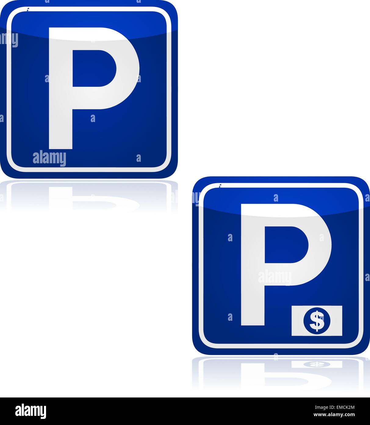 Traffic sign paid parking Stock Vector Images - Alamy