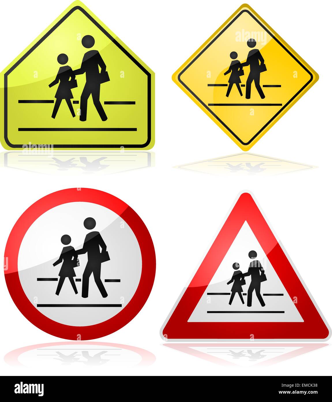 School street signs Stock Vector Images - Alamy