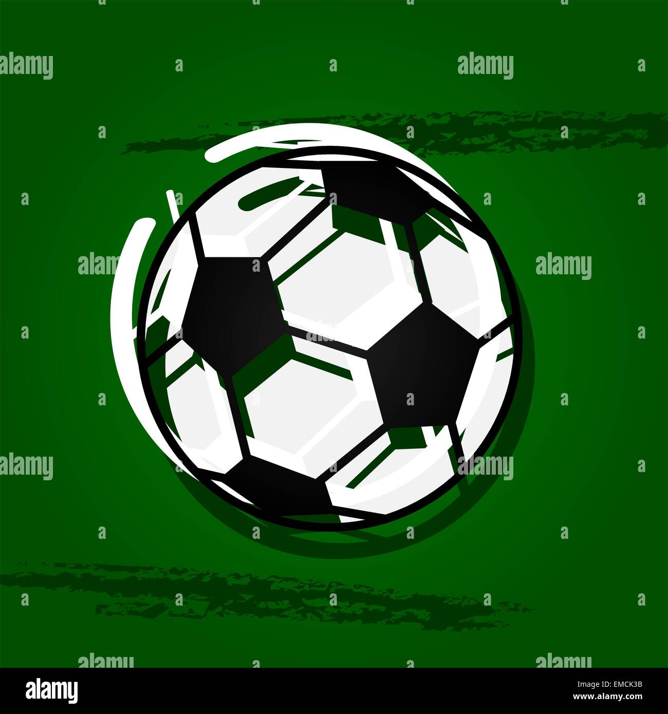 Stylized soccer ball Stock Vector Images - Alamy
